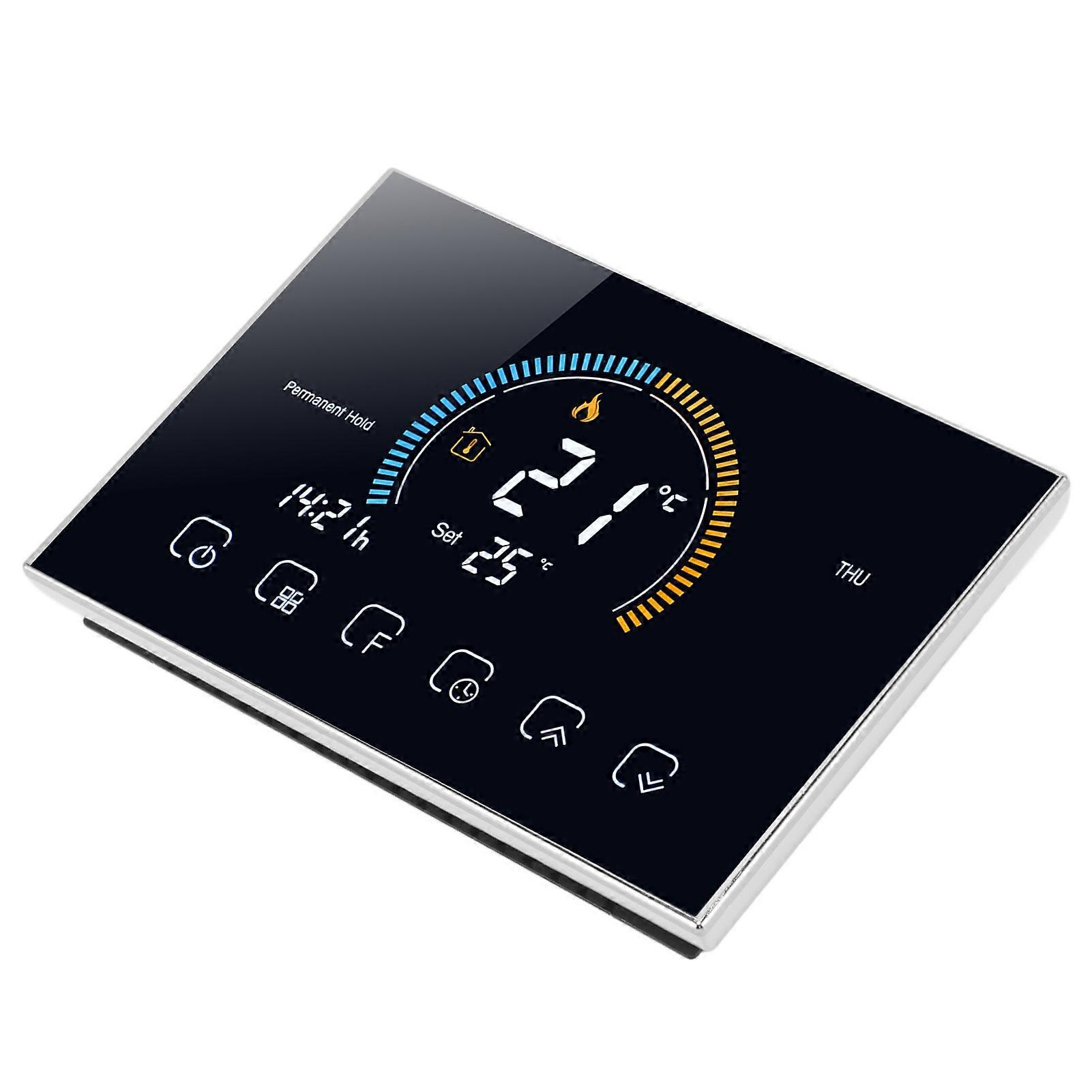 Boiler Heating Thermostat LCD Touch Screen Programmable Thermostat ...