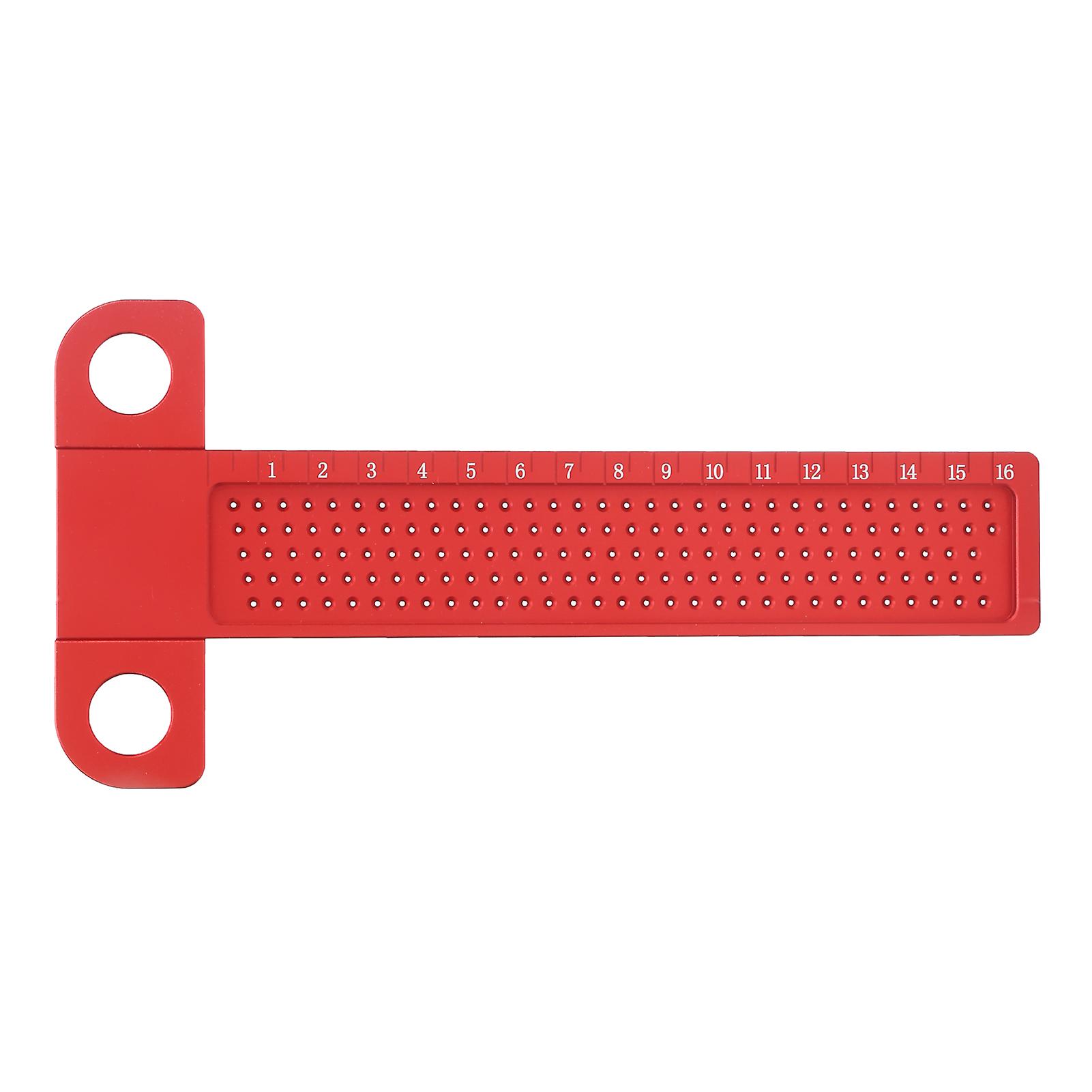 T-Type Ruler Scriber Tool for Woodworking and Carpenter: Hole & Line ...