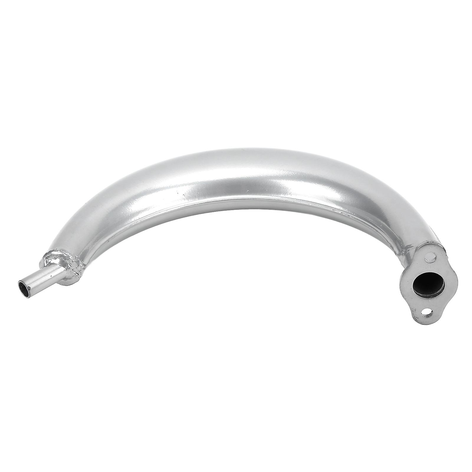 Motorized Bicycle Exhaust Muffler Pipe - Half Moon Shape, Steel Alloy ...