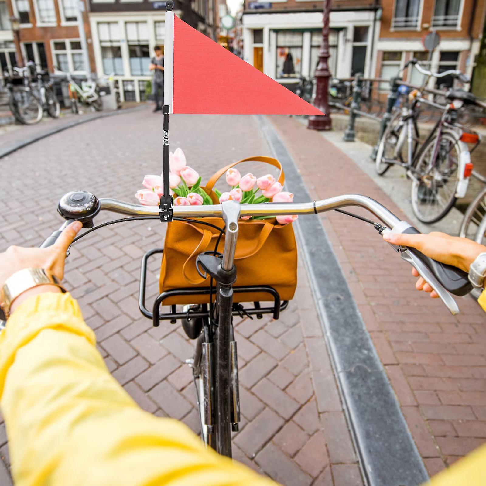 3 Sets Kids Tricycle Reflective Bike Flag Bike Flag Mount Bike Flag ...