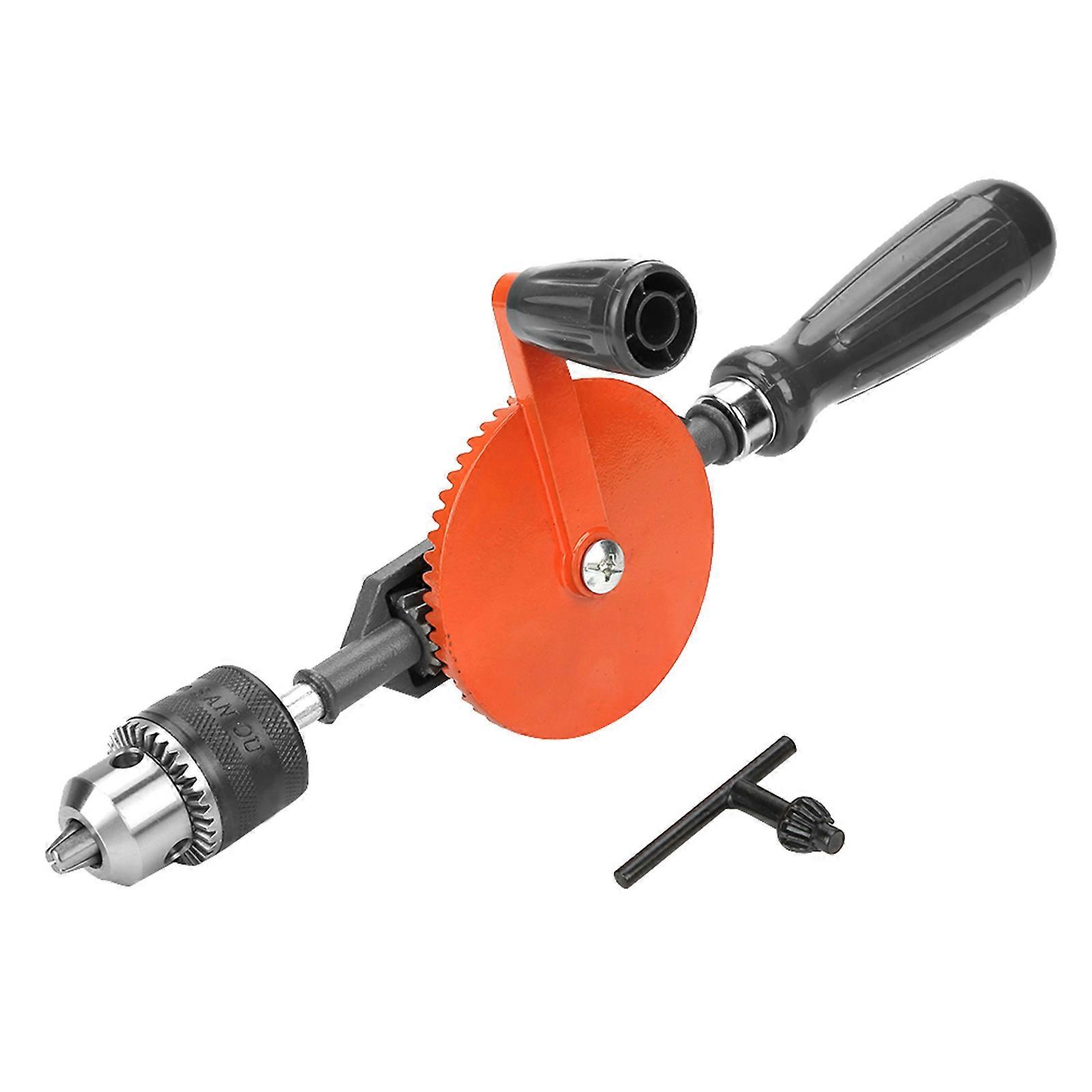 3/8" Portable Hand Crank Drill Mini Manual Drill with Double Pinions ...
