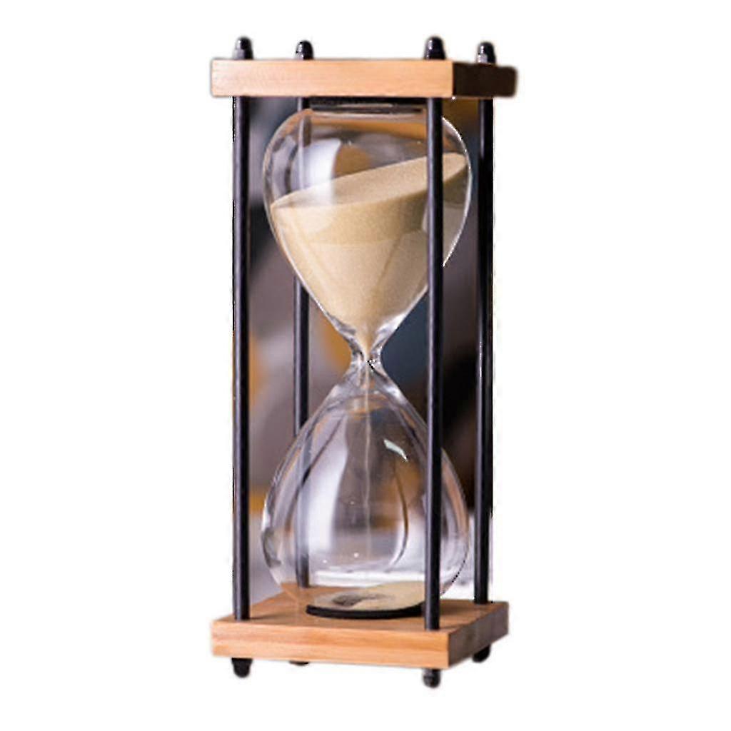 Creative Vintage 30 Minutes Large Hourglass Timer With Wooden Stand ...
