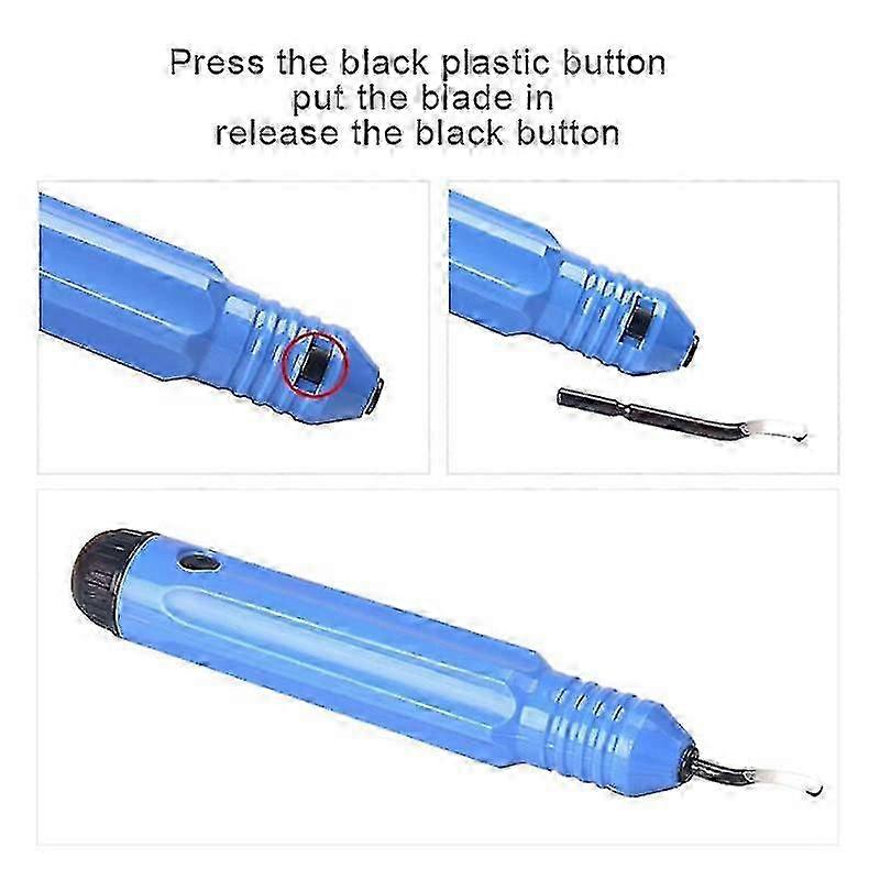 Deburring Tool Set Hand Burr Remover Tool With 10pcs Nb1100 Blades And ...