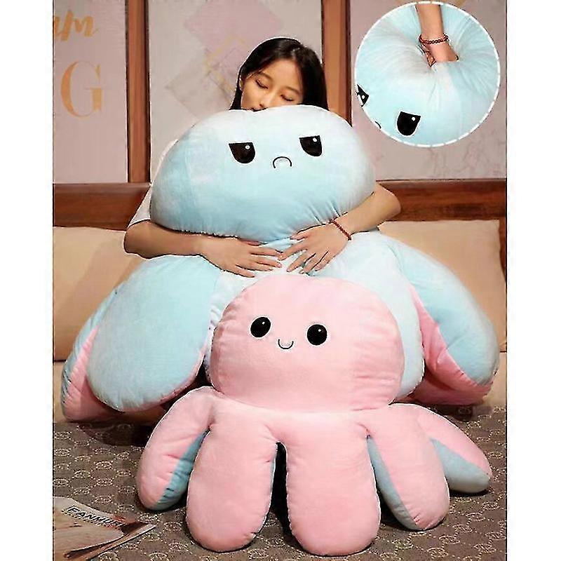 Reversible Octopus Plush Toy, Large Plush Octopus Cushion Pillow Toy ...