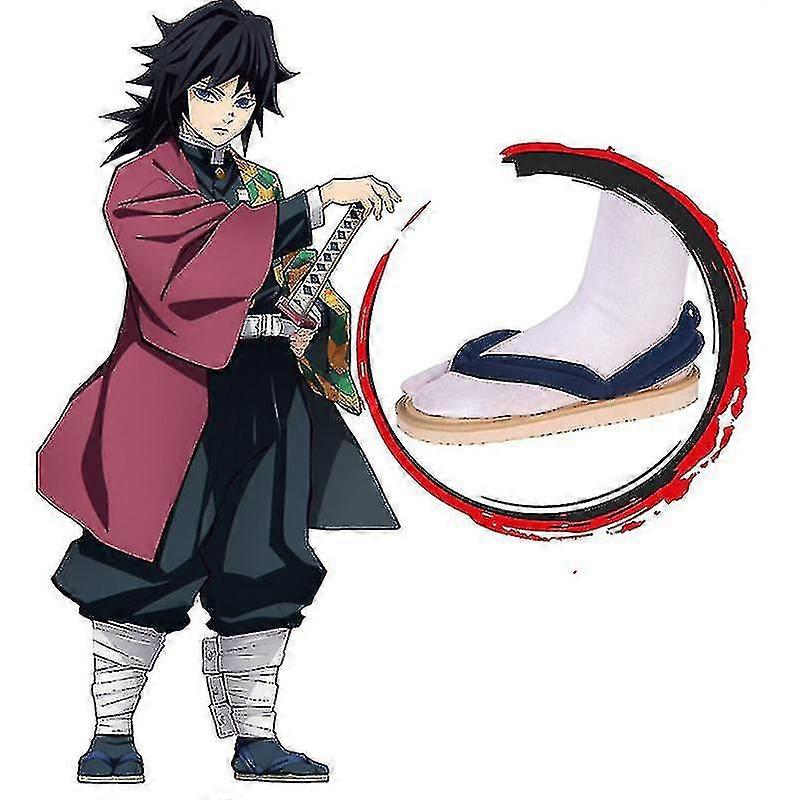 Anime Demon Slayer Cosplay Shoes Kimetsu No Yaiba Kamado Clogs Sandals ...