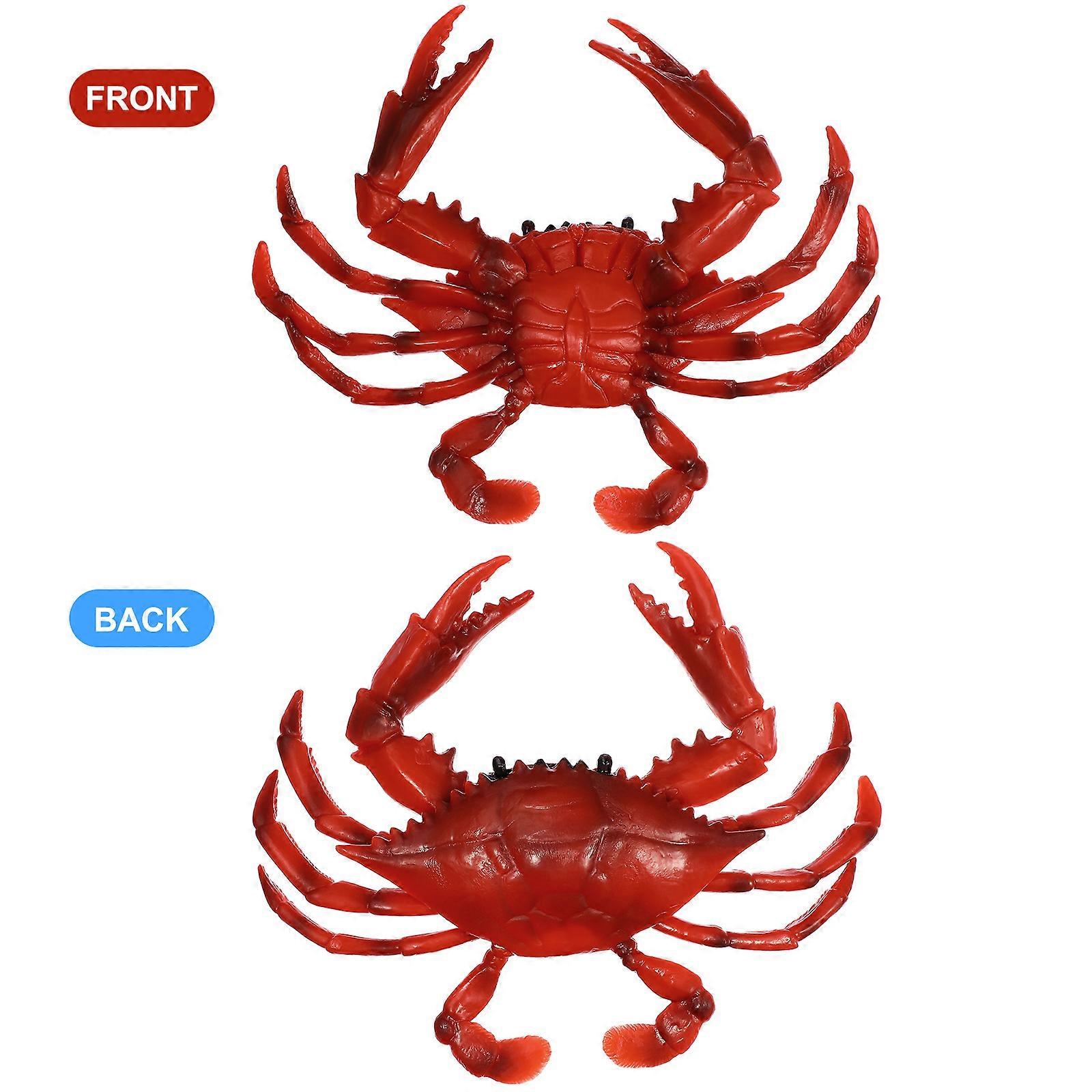 High Simulation Crab Animal Model Aquatic Creature Decoration for ...