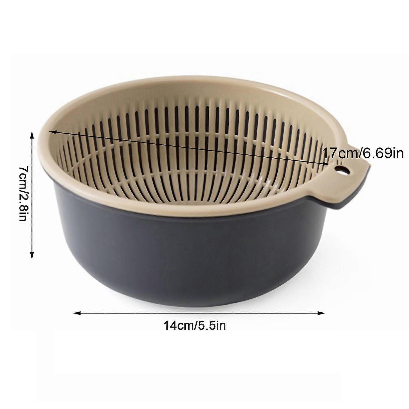 Vegetable Washing Basket Double Layer Drain Quickly Suspend ...