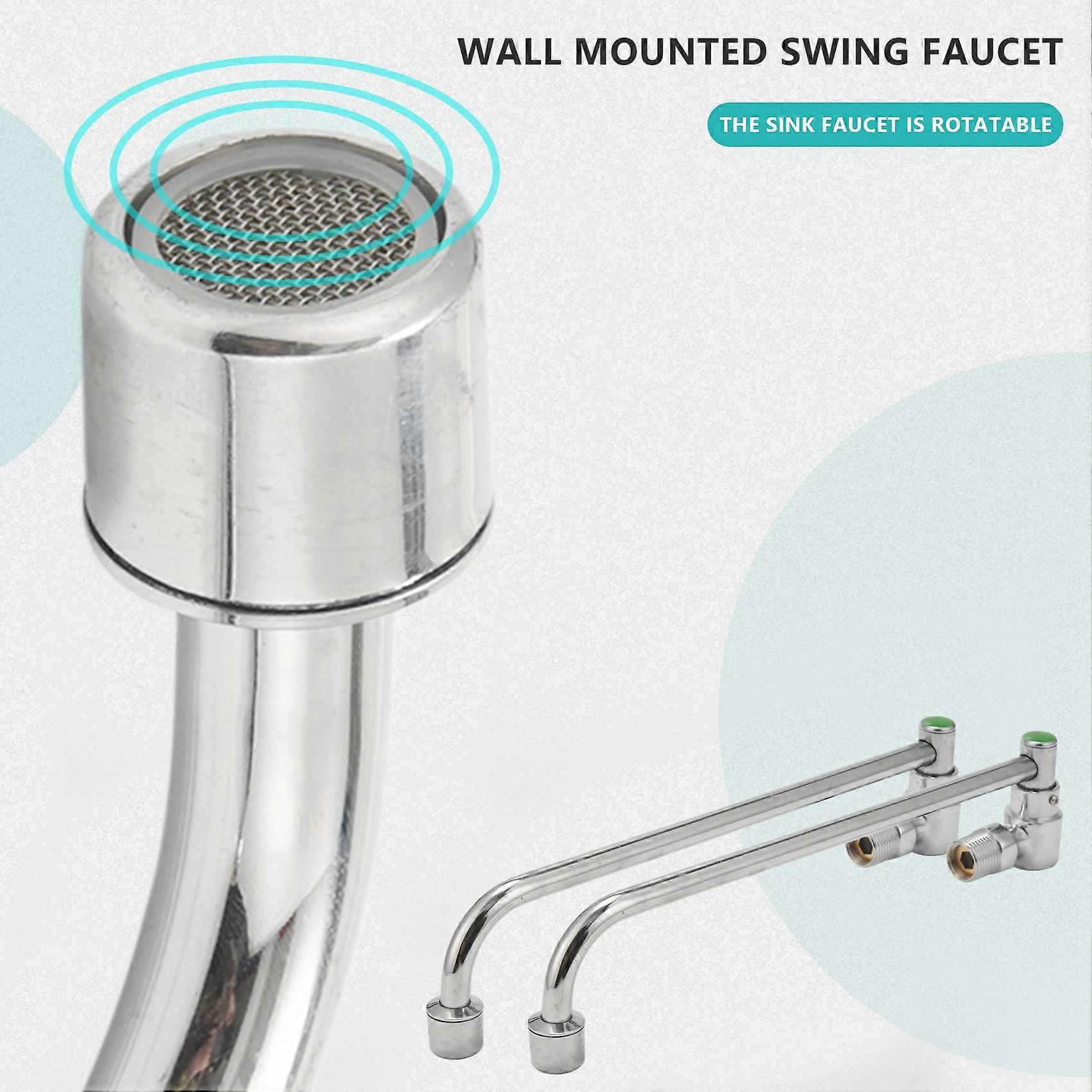 Pot Filler Kitchen Sink Faucet Wok Faucet Wall mounted Pot Filler ...