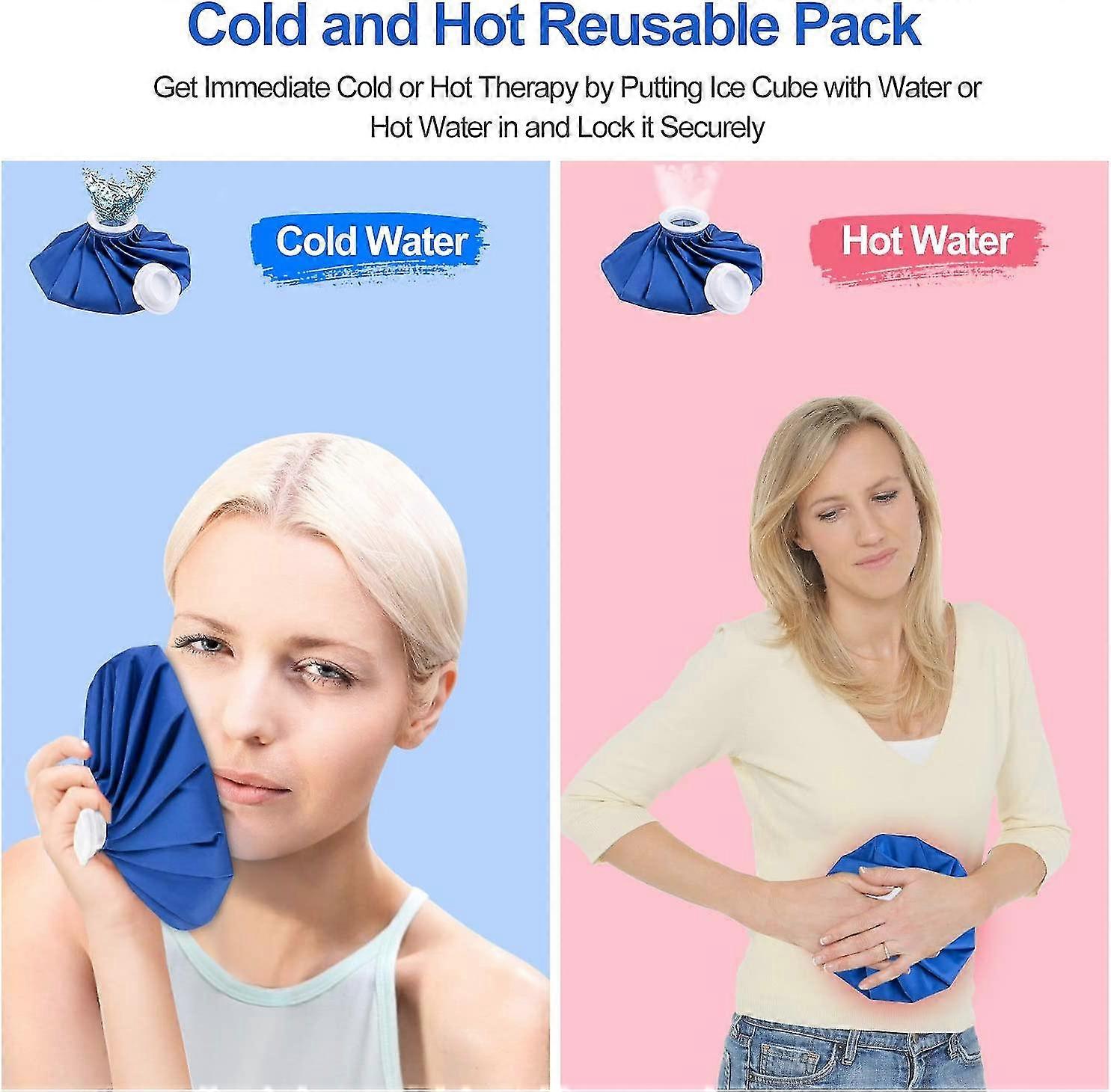 Ice Pack For Injuries, Hot & Cold Therapy, Reusable Ice Bags ...