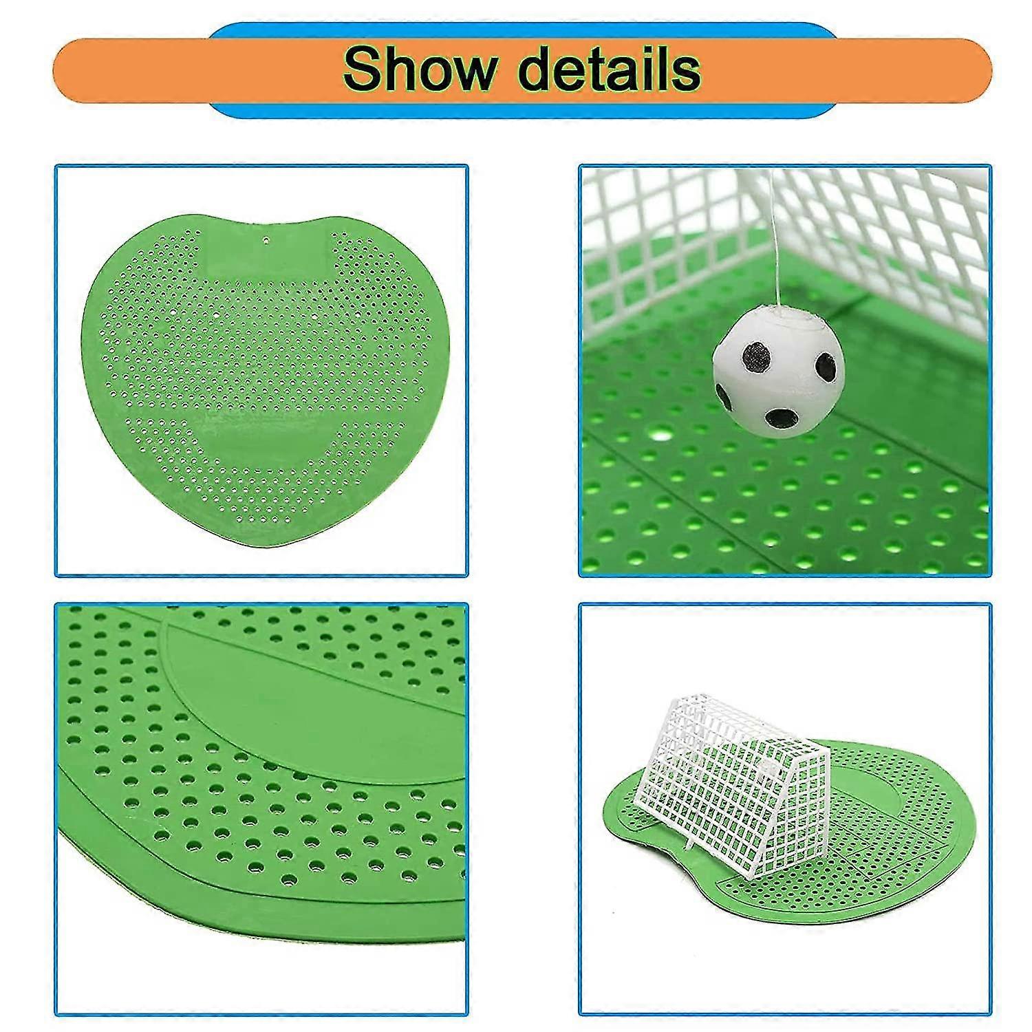 Urinal Strainer 10 Pack Lemon Fragrance Funny Football Urinal Strainer ...
