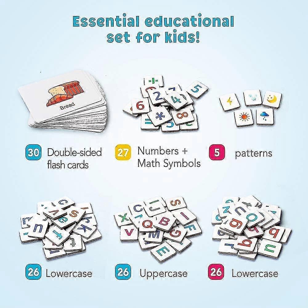 Wooden Magnetic Letters And Numbers Toys, Fridge Abc Alphabet Word ...