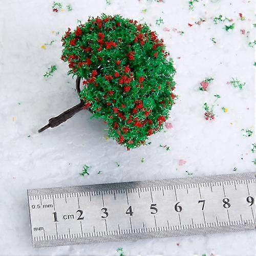 1/100 Scale Model Trees With Flowers And Model Ground Cover Flowering ...
