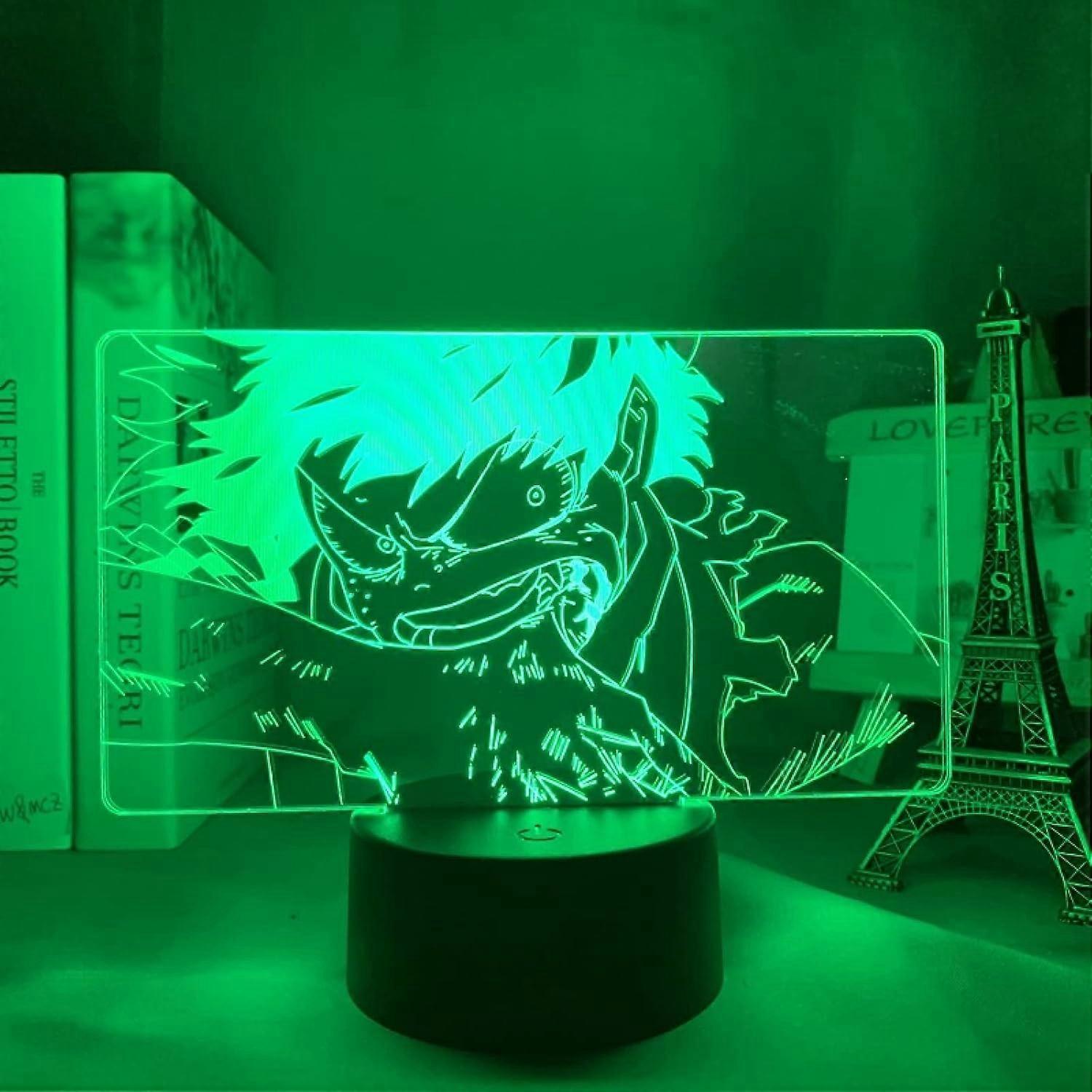 SBSG Night Light 3D LED Illusion Lamp Izuku Midoriya Deku Led Night ...