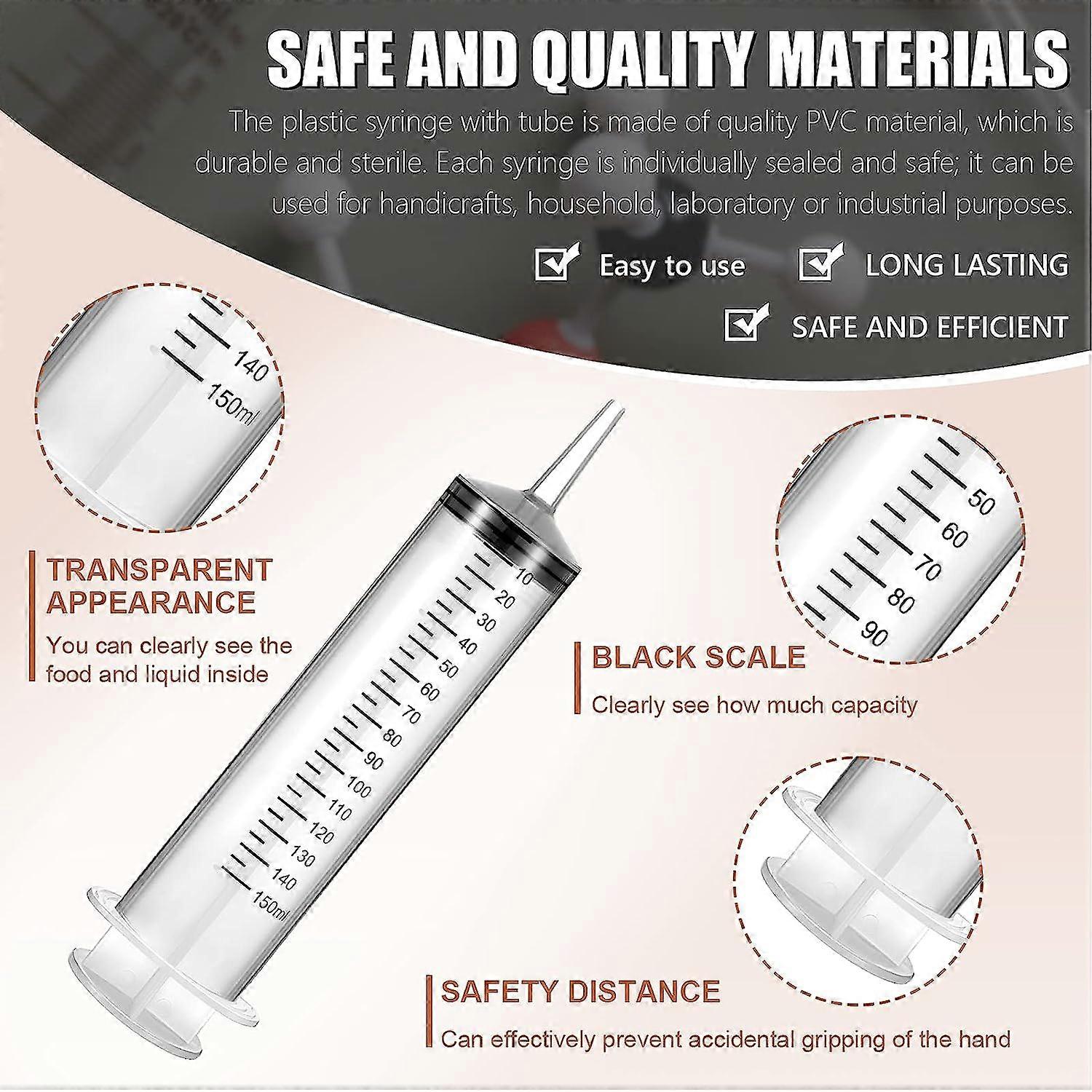 Plastic Syringe with Large Plastic Tube Syringe with Garden Hose Large ...