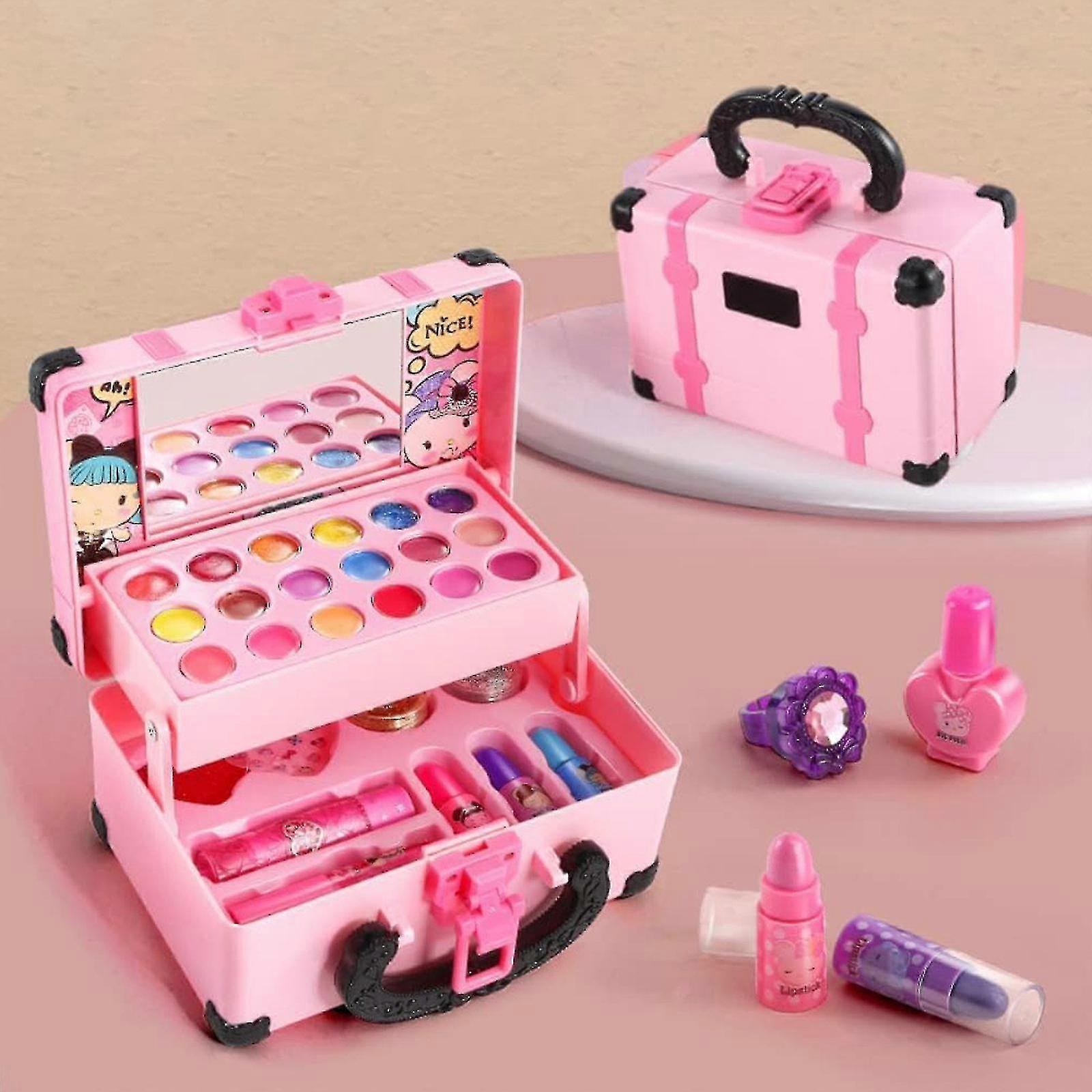 Kids Makeup Toy Kit Washable Kids Makeup Beauty Toy With Portable ...
