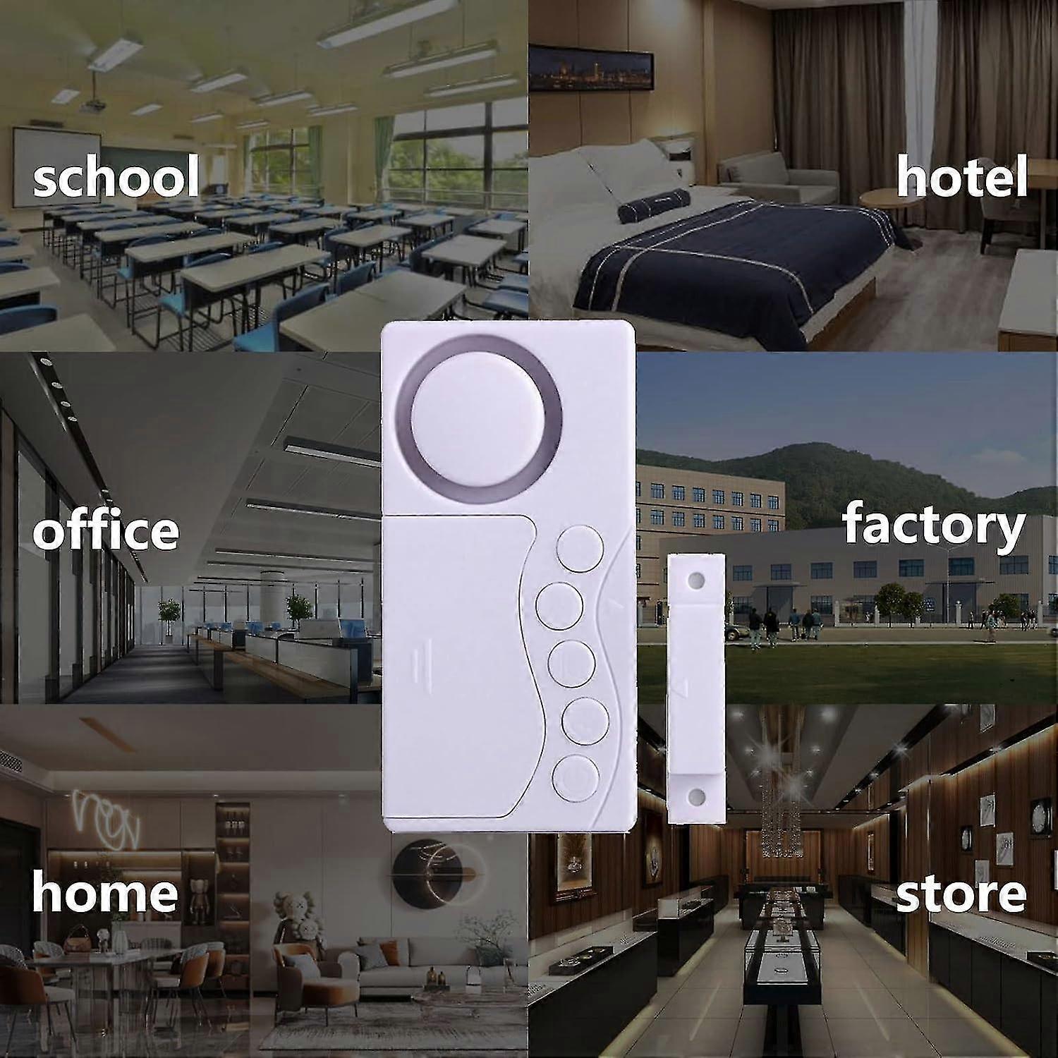 Freezer Door Alarm When Left Open, 2Pcs Safety Window Alarm, 3/15/30/60 ...