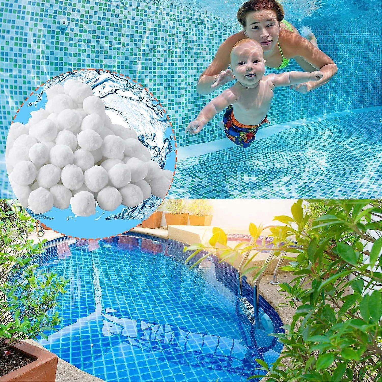 Filter Balls, Pool Filter Balls 700g, Filter Balls Replaces 25kg Filter ...