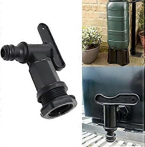 1000l Plastic Tank Tap, IBC Water Storage Box Adapter, Garden Hose Tap ...