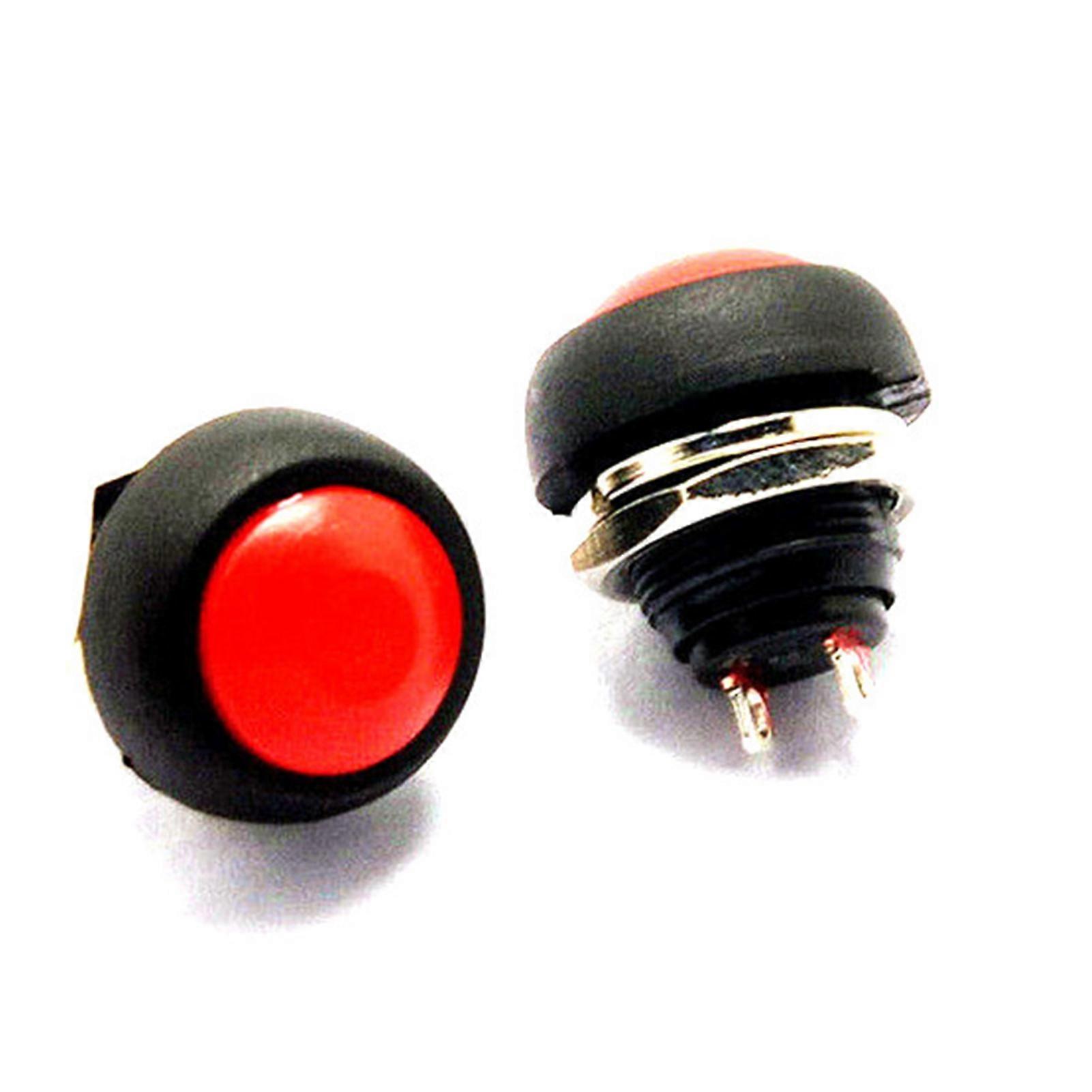 PBS-33B 12mm Waterproof Momentary Push Button Mini ON/Off Rest Switch ...