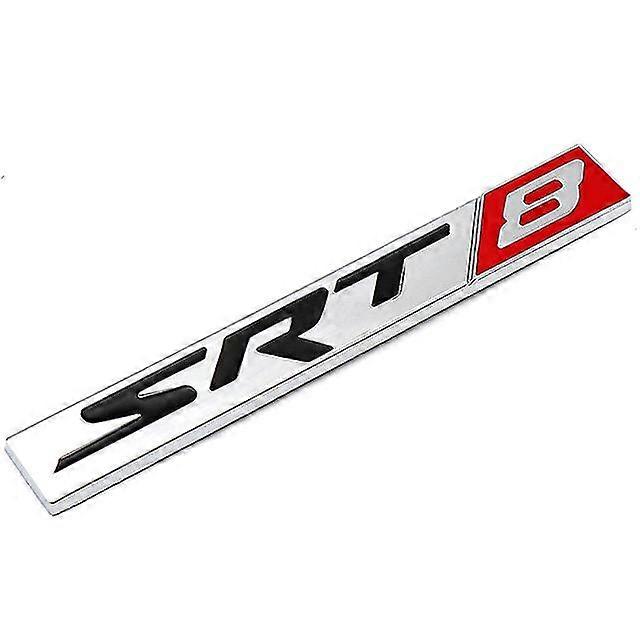 1piece 3d Metal Car Emblem For Srt Srt6 Srt8 Srt10 Sxt Sxt6 Sxt8 Sxt10 ...
