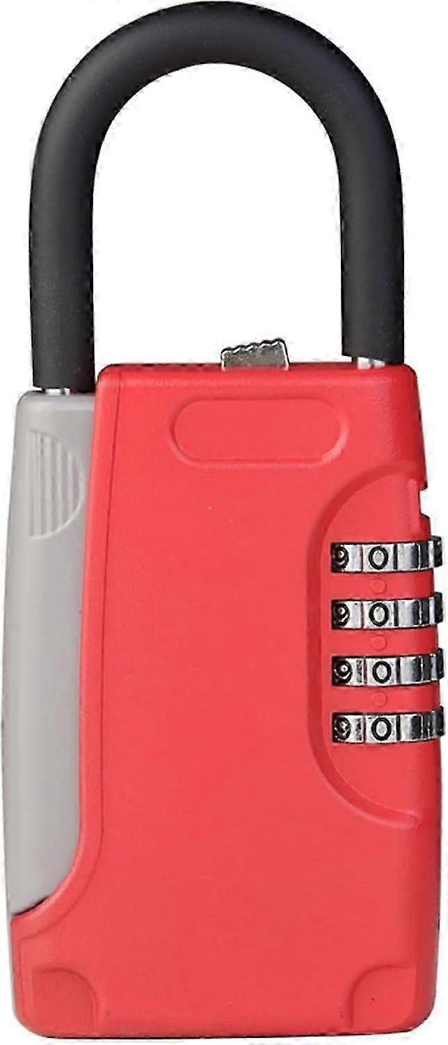 Key Lock Box With Code, Waterproof Key Box, Portable Push Button Key ...