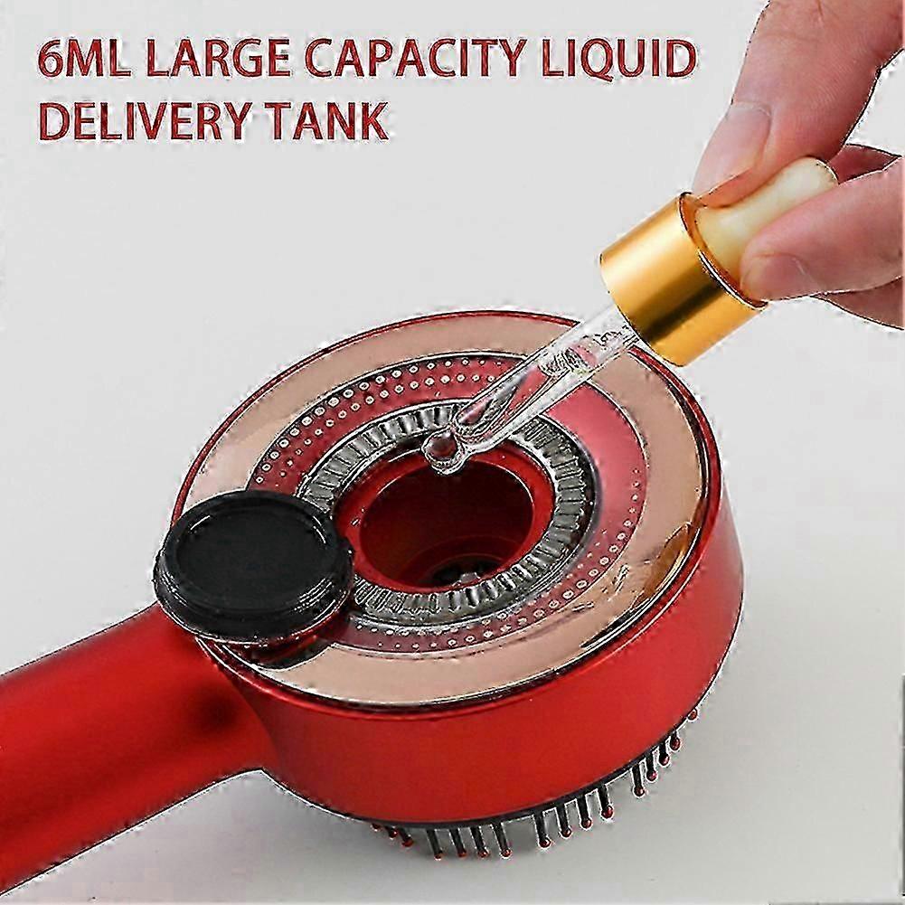 Shiatsu Electric Scalp Massage Comb - Red Light Therapy Hair Growth ...