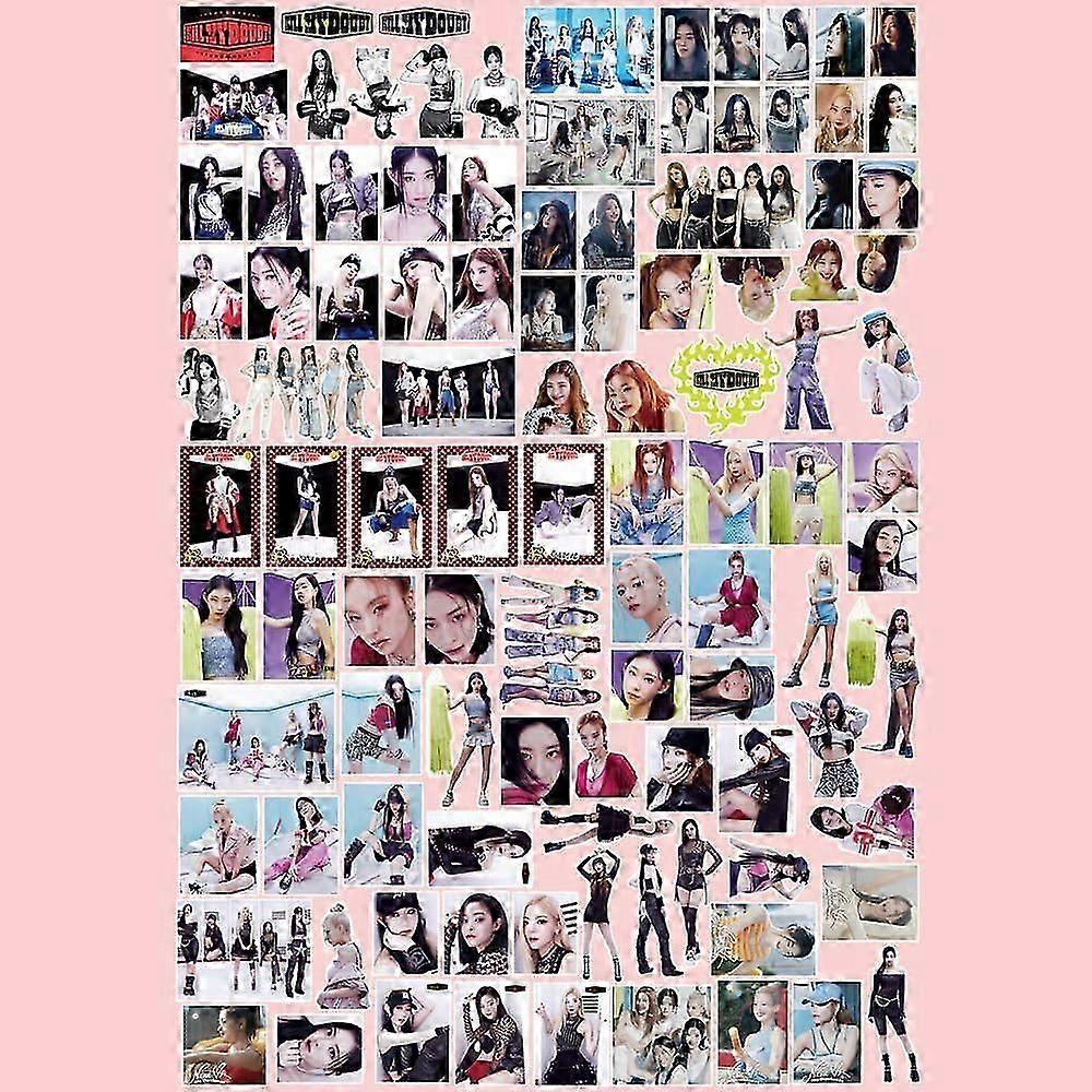 Kpop Girl Group ITZY Stickers 101Pcs ITZY Sticker Pack Cute ITZY Kill ...