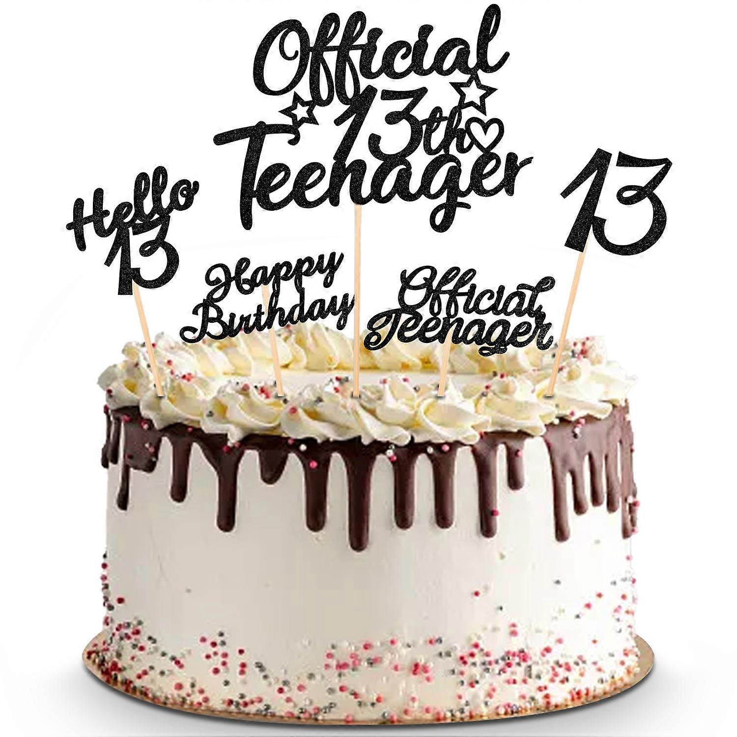 Official Teenager Cake Topper, Birthday Party Cake Decoration ...