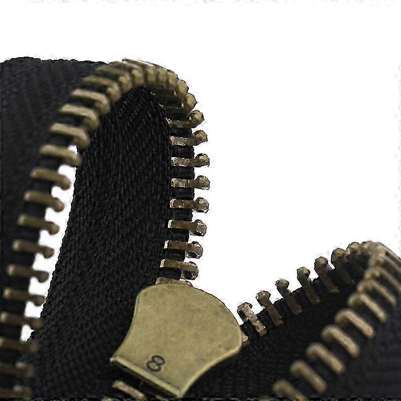 1PC DIY Sewing Double Slider Long Zip Open Ended Jacket Metal Zipper ...