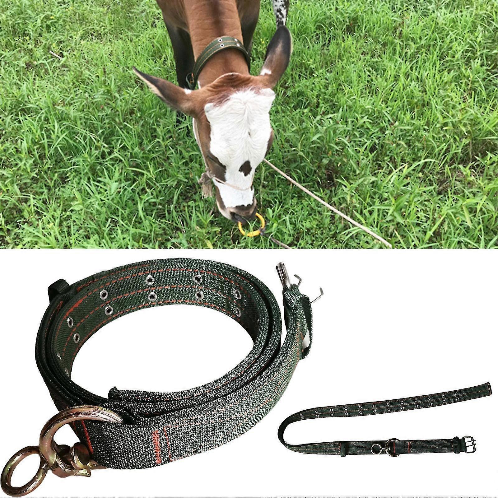 Cattle Collar Adjustable Buckle Thickened Widened Nylon Belt Sheep ...
