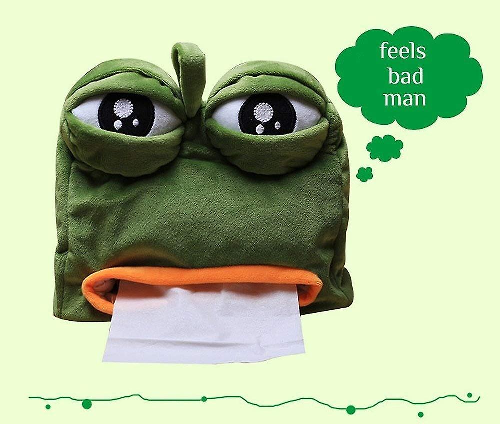 Sad Frog Tissue Box, Cover Paper Dispenser, Tissues Case, Toilet Paper ...
