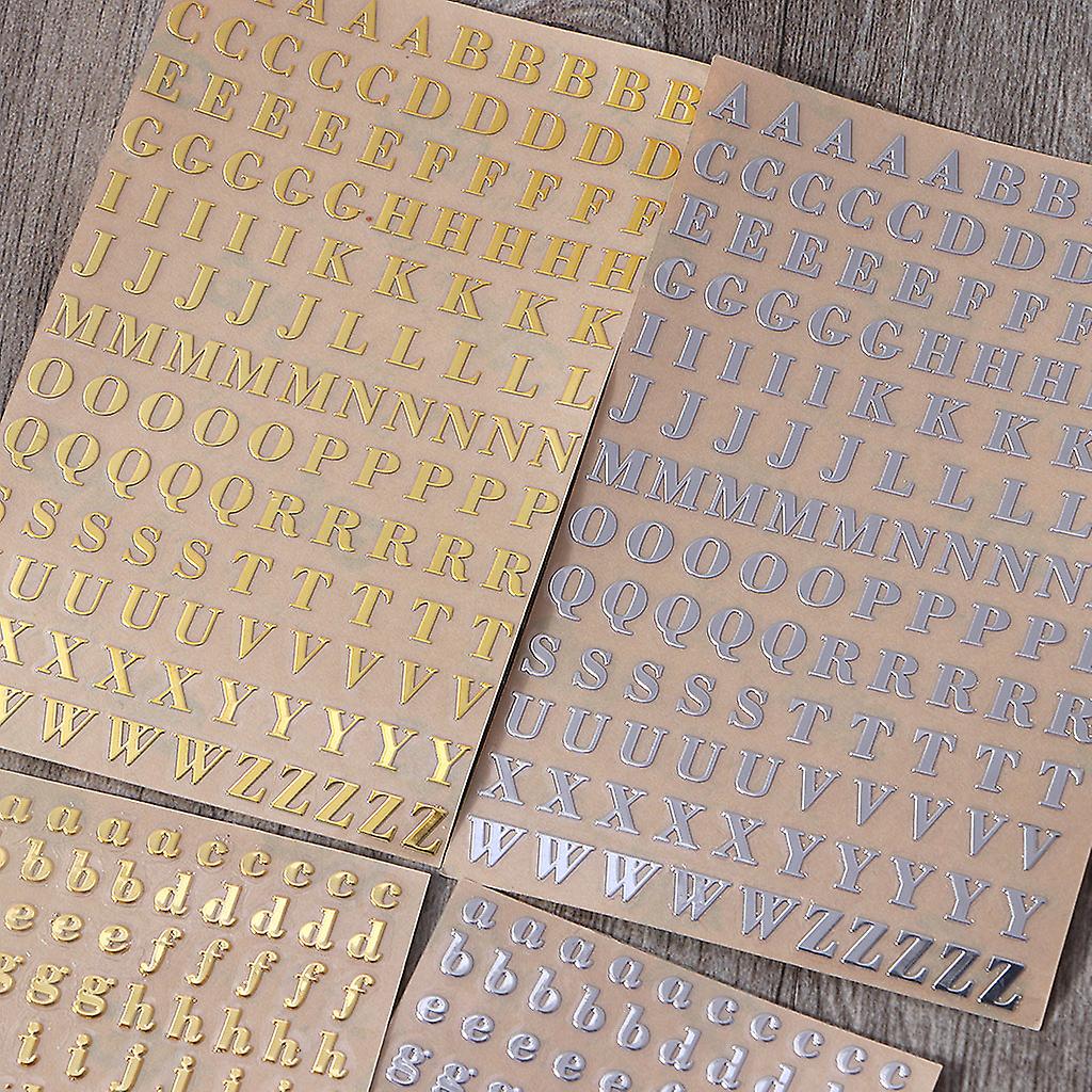 Small Epoxy Alphabet Lower Case Letters Stickers For Kids Art Craft Diy ...