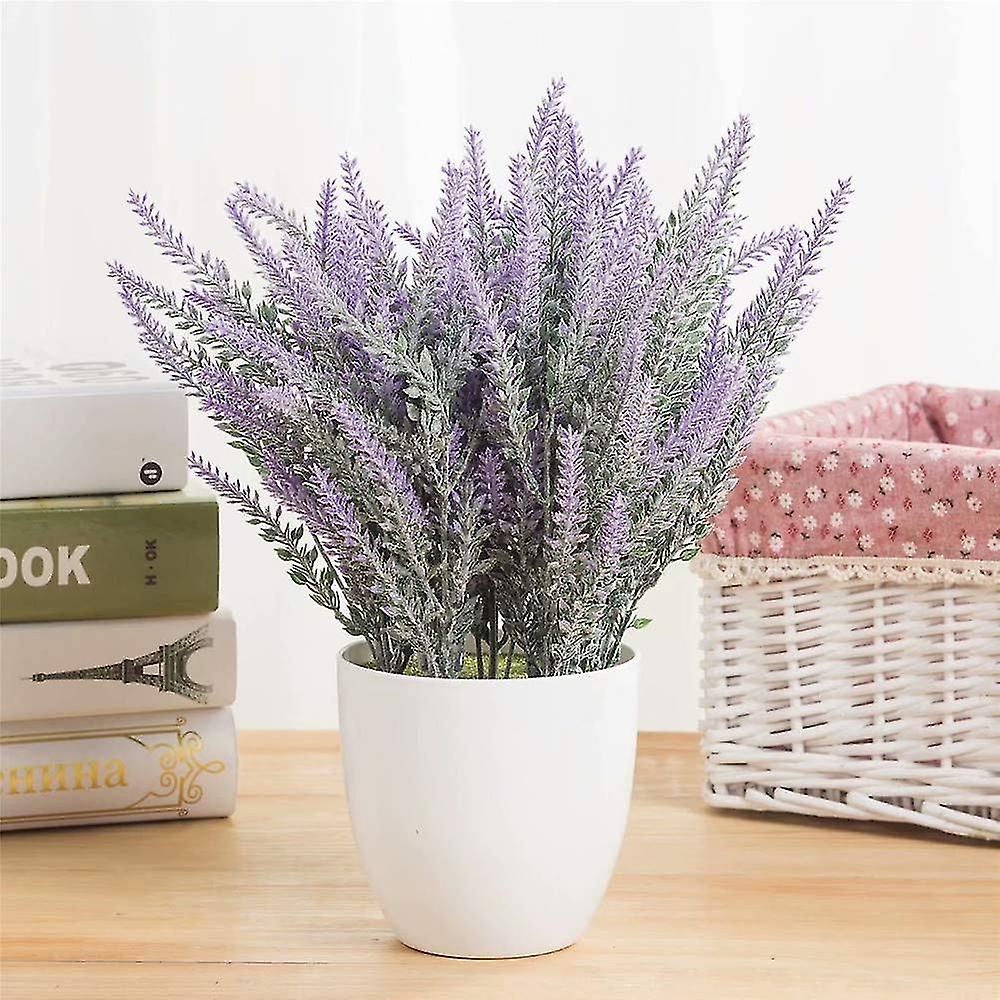 Flocking Lavender 4 Bouquets Bouquet Wedding Party Patio Home ...