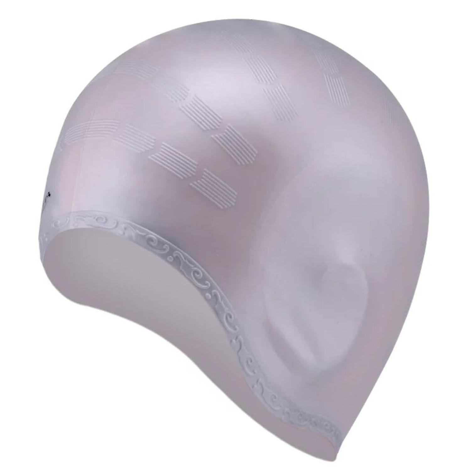 Adults Elastic Waterproof Swimming Caps Large Silicone Diving Hat ...