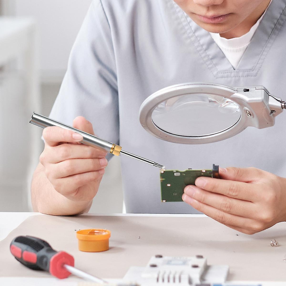 3pcs Welding Soldering Tips Threaded Soldering Head With Cleaning ...