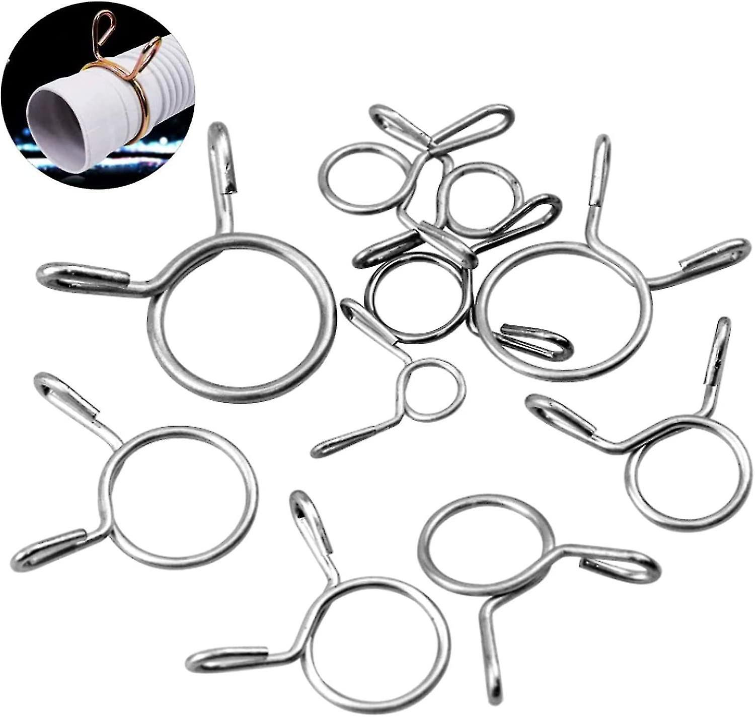 Hose Clamp 150pcs Spring Clip Hose Clamps Stainless Steel Hose Clamps ...