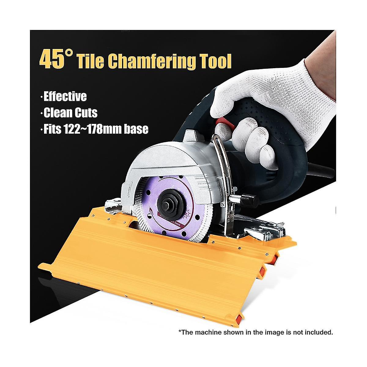 45 Degree Tile Chamfering Device Table Saw Guide Miter Angle Cutting ...