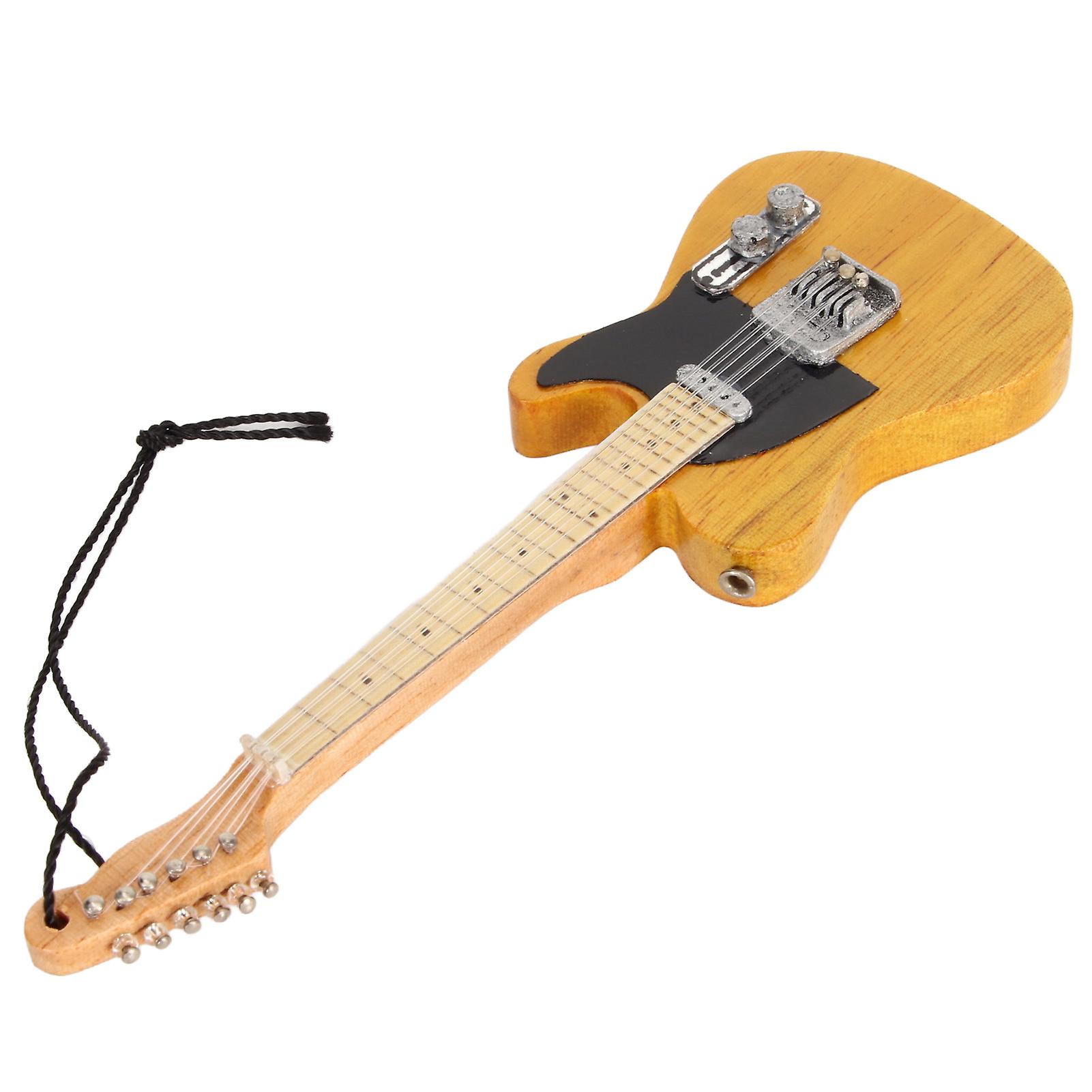 Mini Guitar Model Safe Smoothing Wood Simple Elegant Rich Details ...