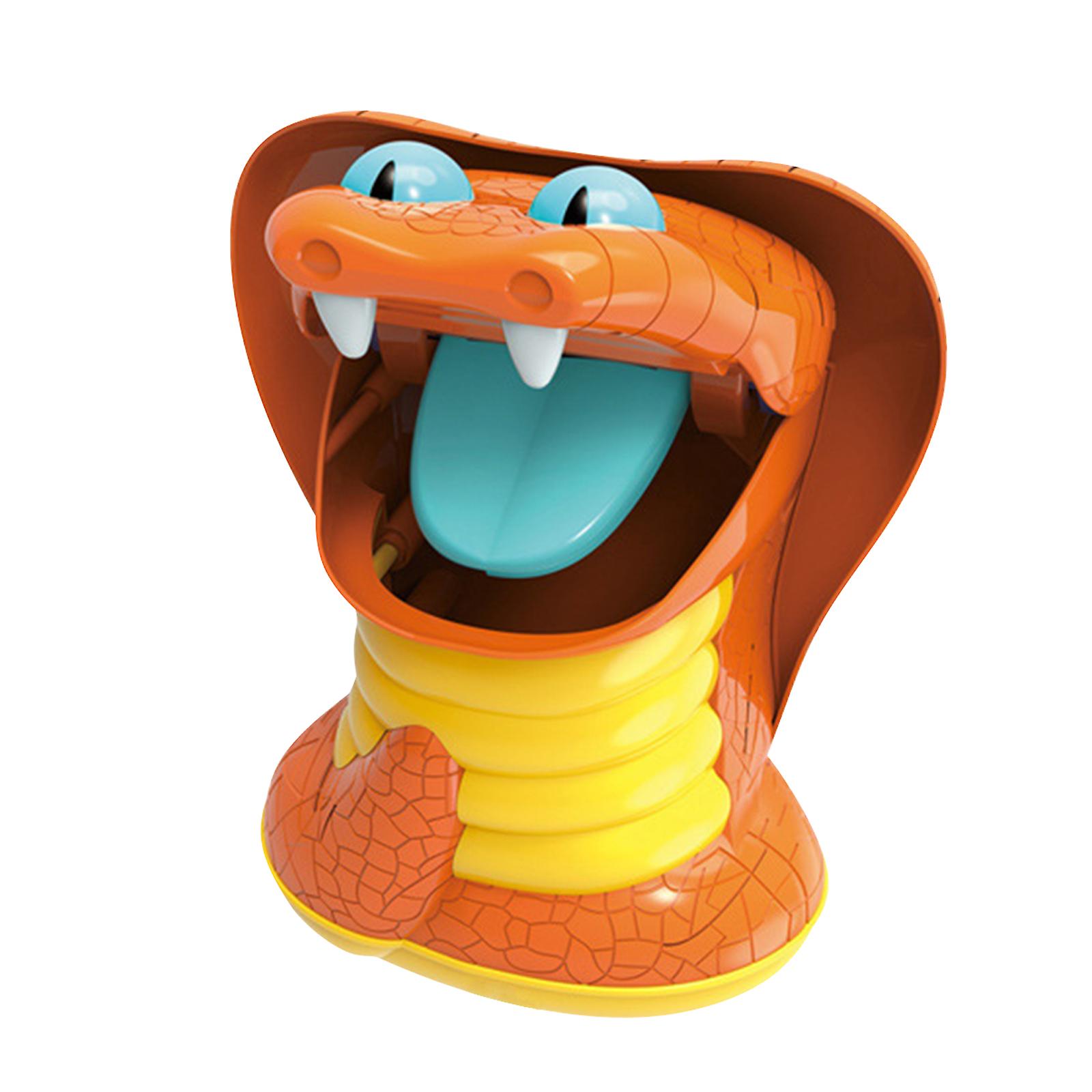 Cartoon Electric Rattlesnake Toys Decompression Snake Head Pop-up Game ...