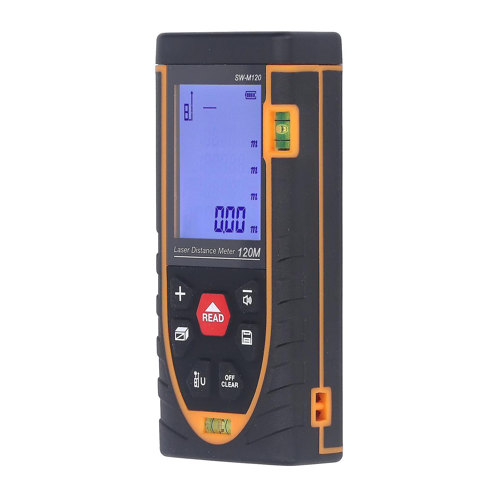 Infrared Handheld Laser Distance Meter Finder with 120M Range and Large ...