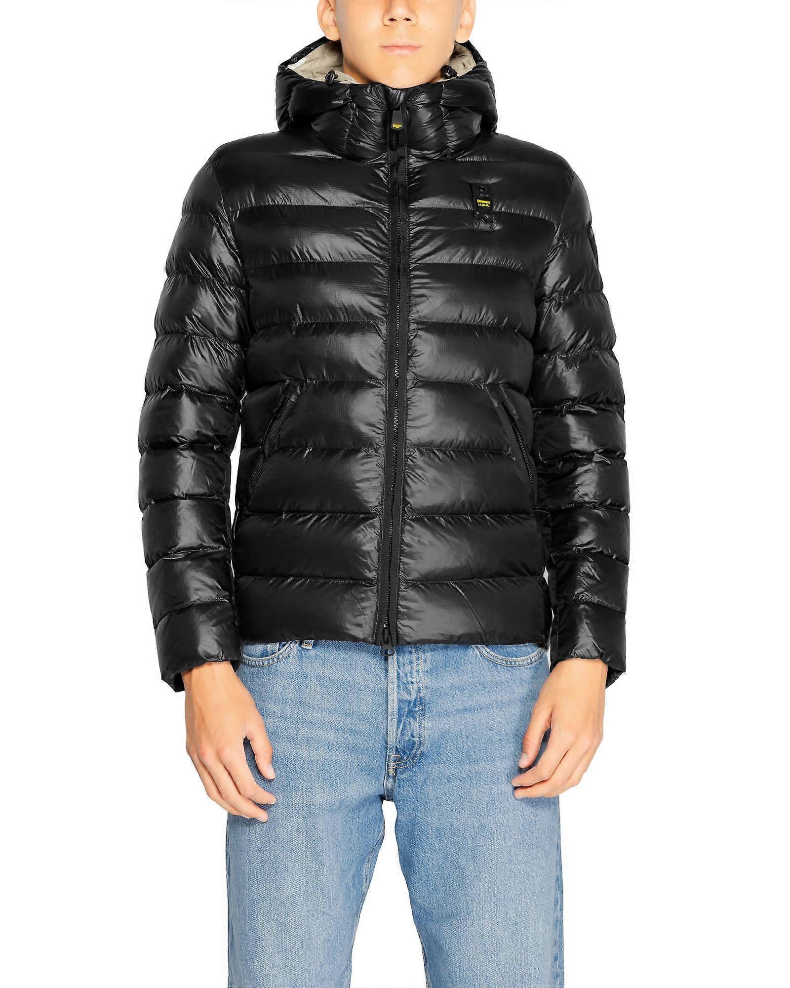 Blauer USA Mens Light Down Jacket Black | Fruugo UK