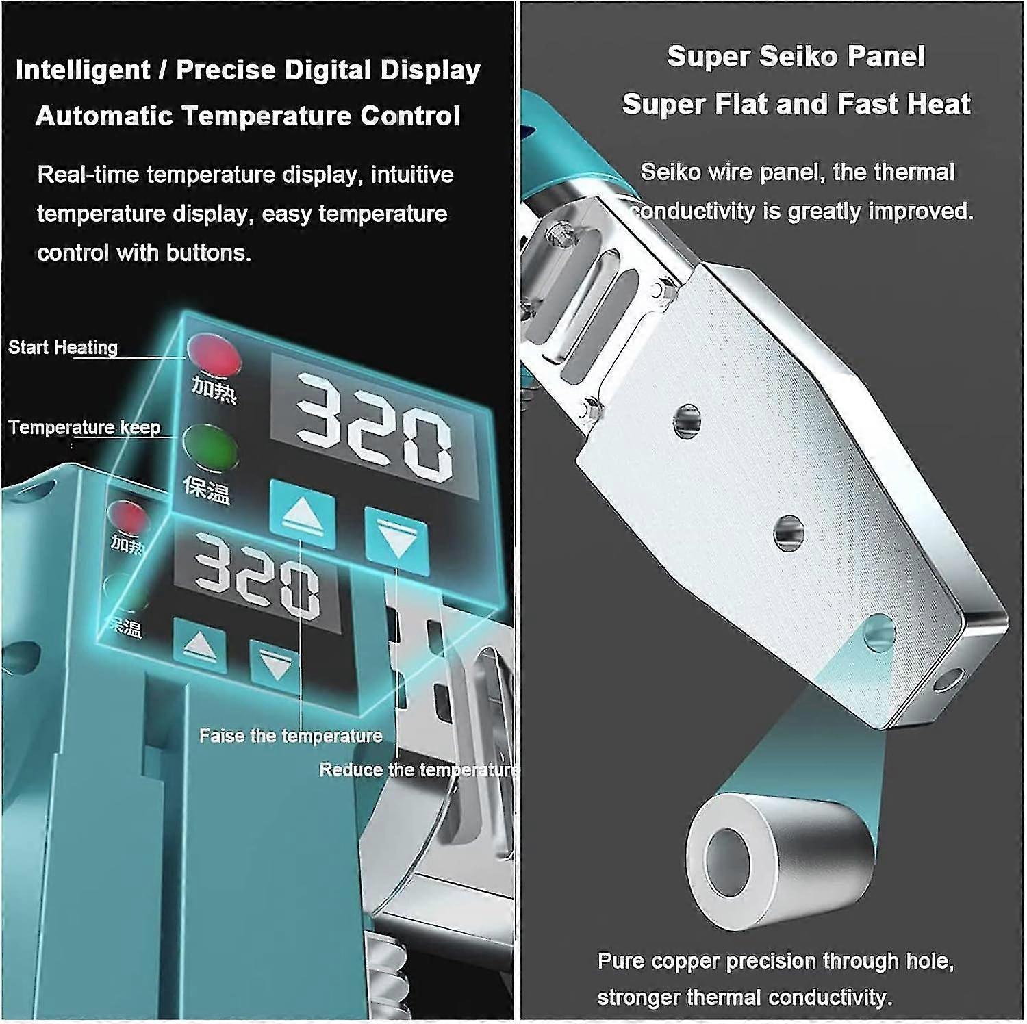 Ppr Plastic Pipe Welding Machine, Pipe Fusion Welder Portable Grip ...