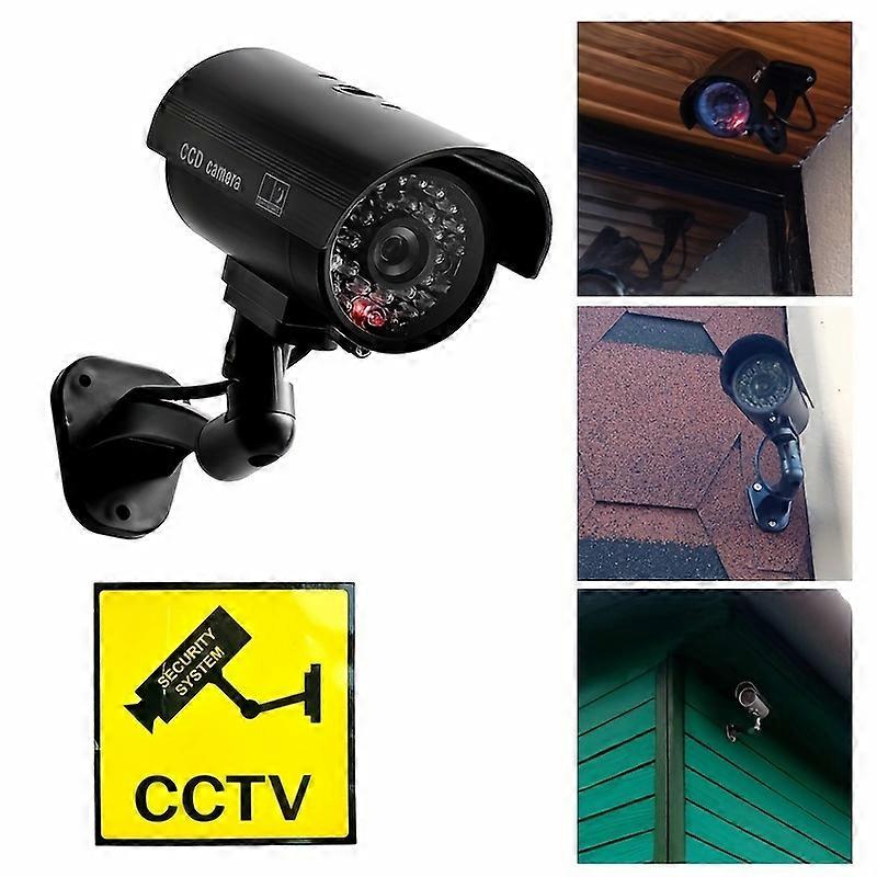 2/4 Packs Dummy Security Camera, Dummy Cameras CCTV Surveillance System ...