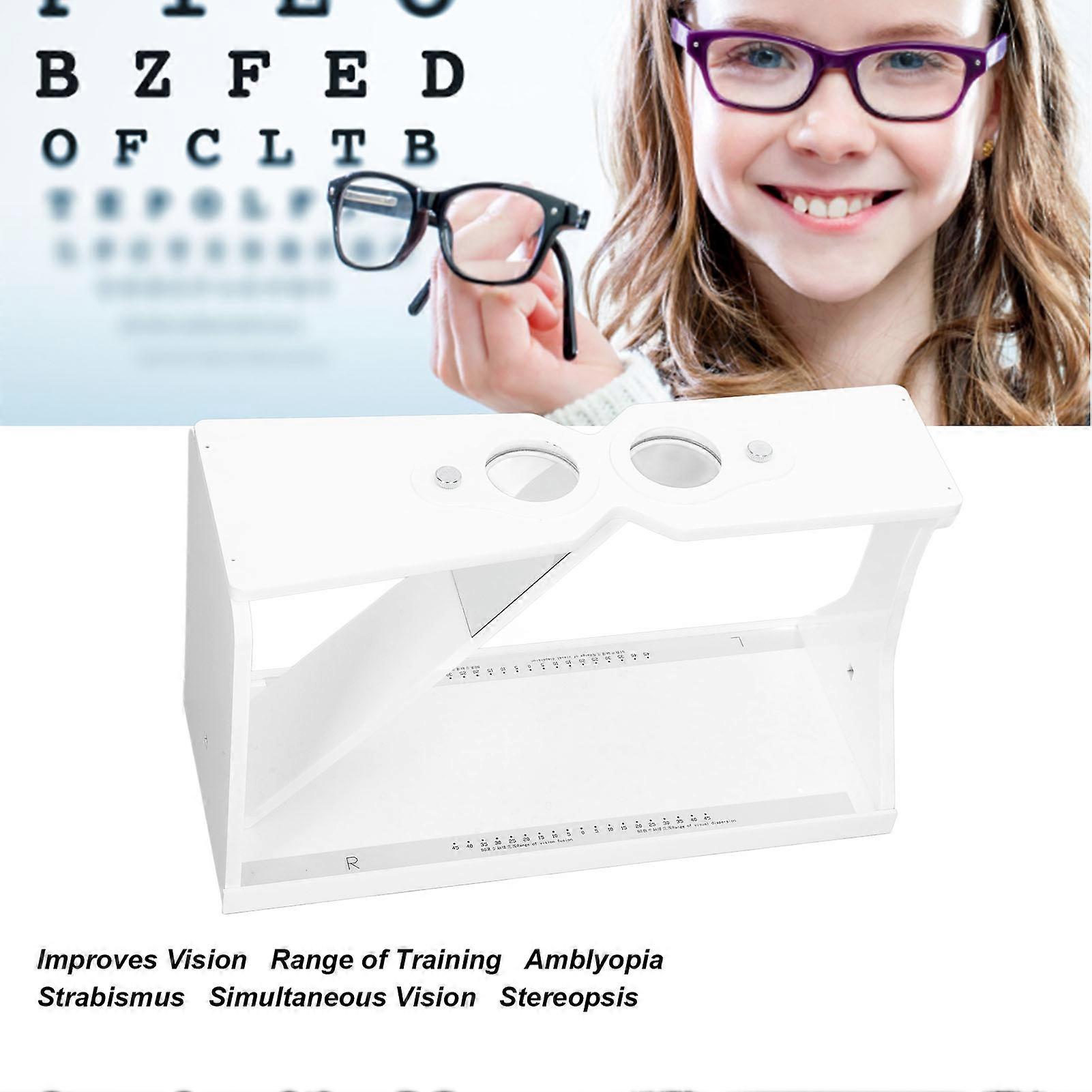 Stereoscope Cheiroscopes Amblyopia Trainer Double White Column Vision ...