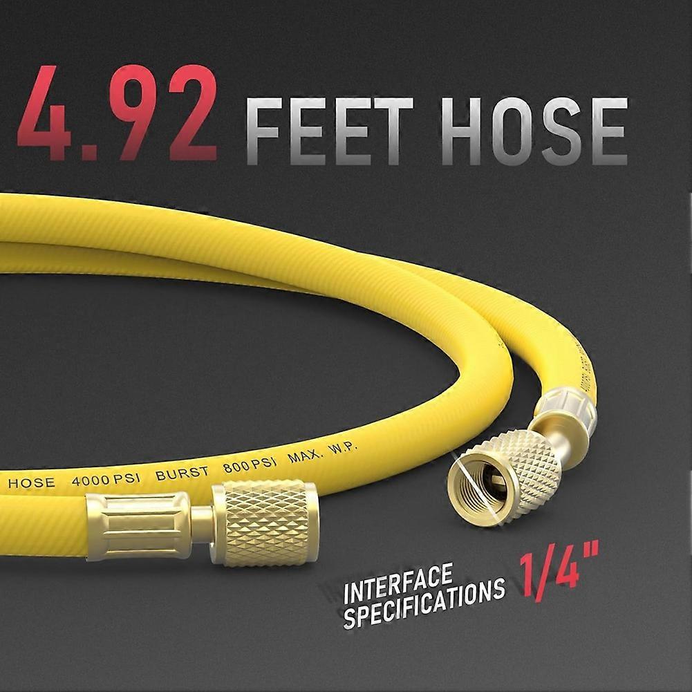 Nitrogen Regulator+Hose,0-800 PSI and 0-4000PSI Output Pressure,CGA580 ...