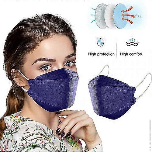 10/30/50pcs Adult Disposable Mask 4-Ply Adjustable Breathable Face Mask ...