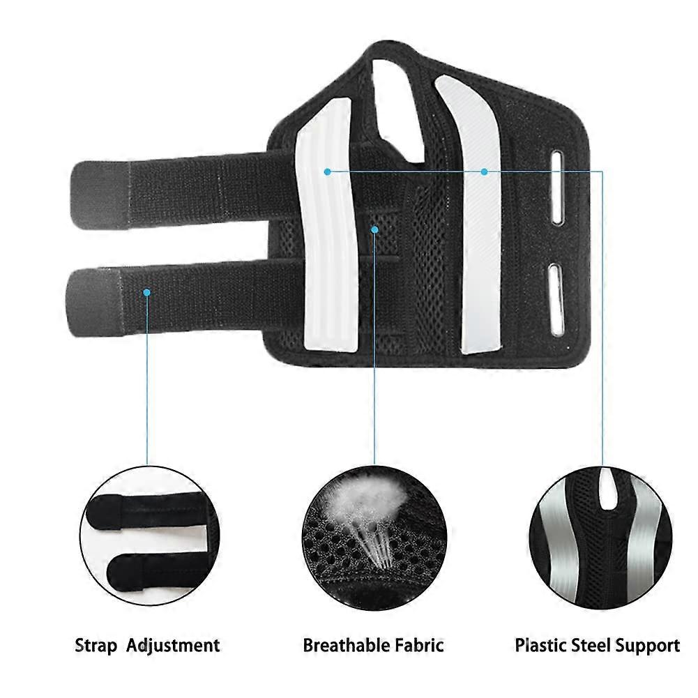 Adjustable Wrist Supports Brace with 2 Metal Straps for Men and Women ...
