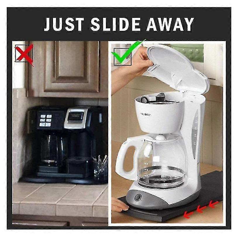 Coffee Machine Mat Kitchen Sliding Coffee Tray Extendable Coffee Maker ...