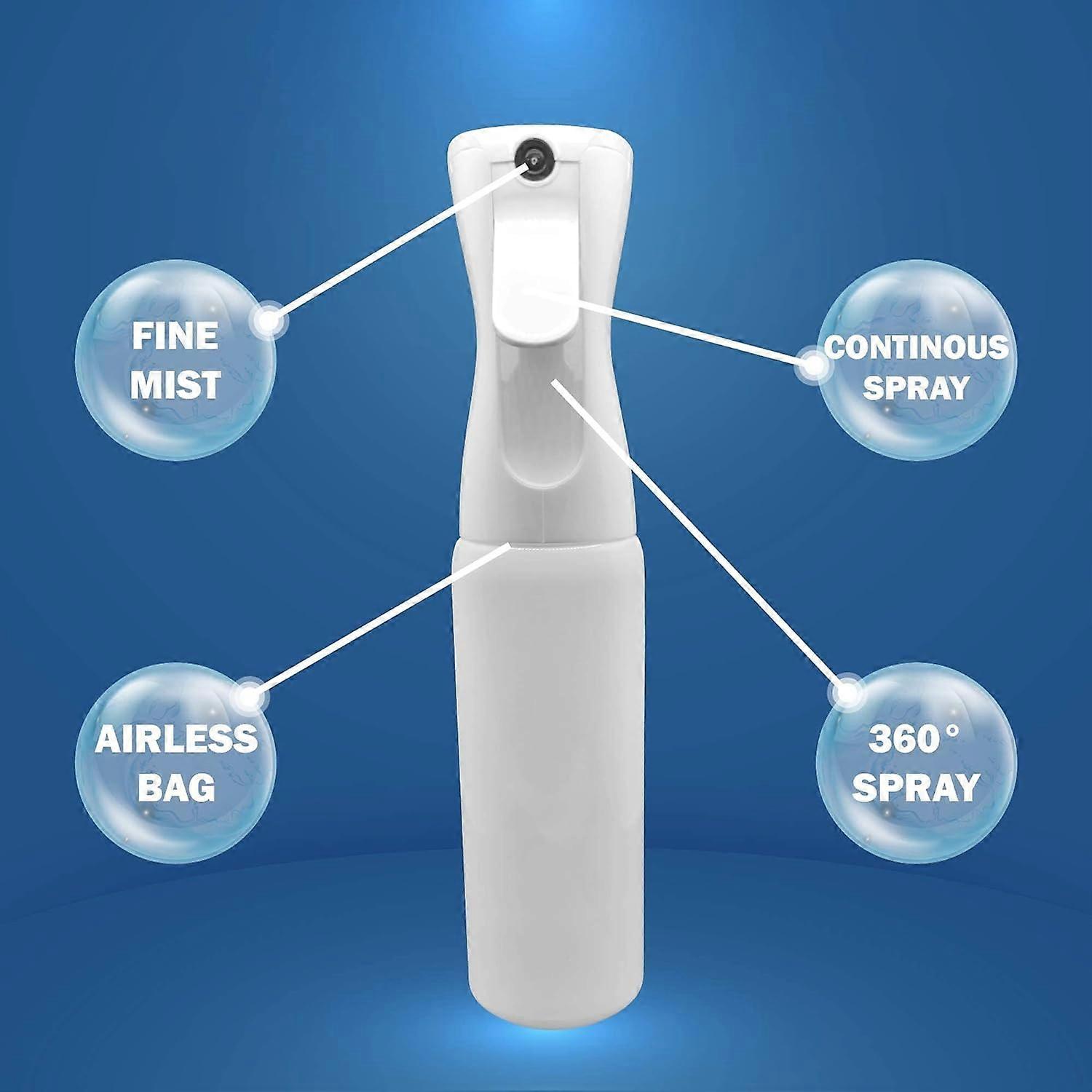 Empty Spray Bottle - 300ml Hair Spray Bottle Sprayer Fine Mist Spray ...