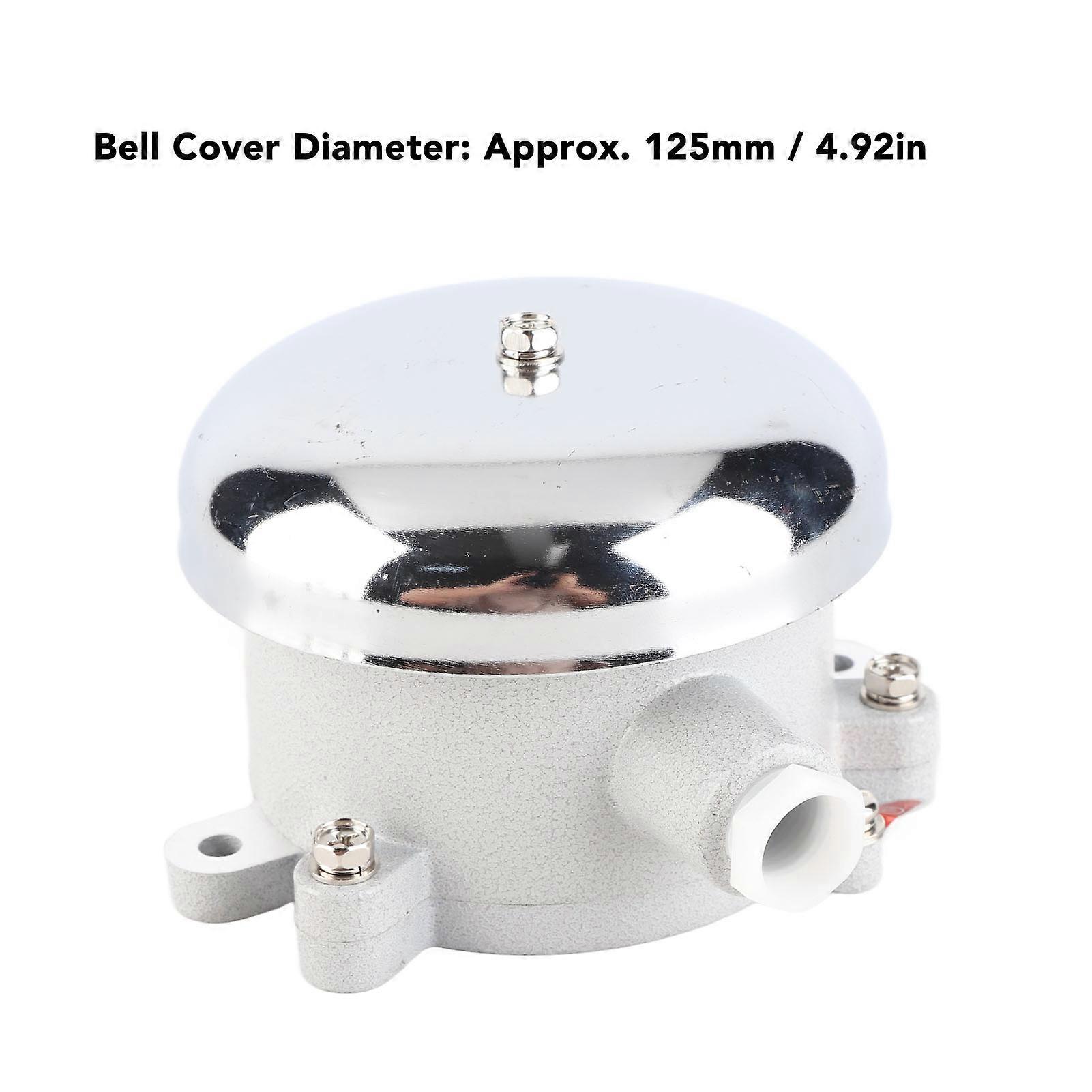 Fire Alarm Bell Aluminum Alloy Explosion Proof Clear Loud Sound Ringing ...